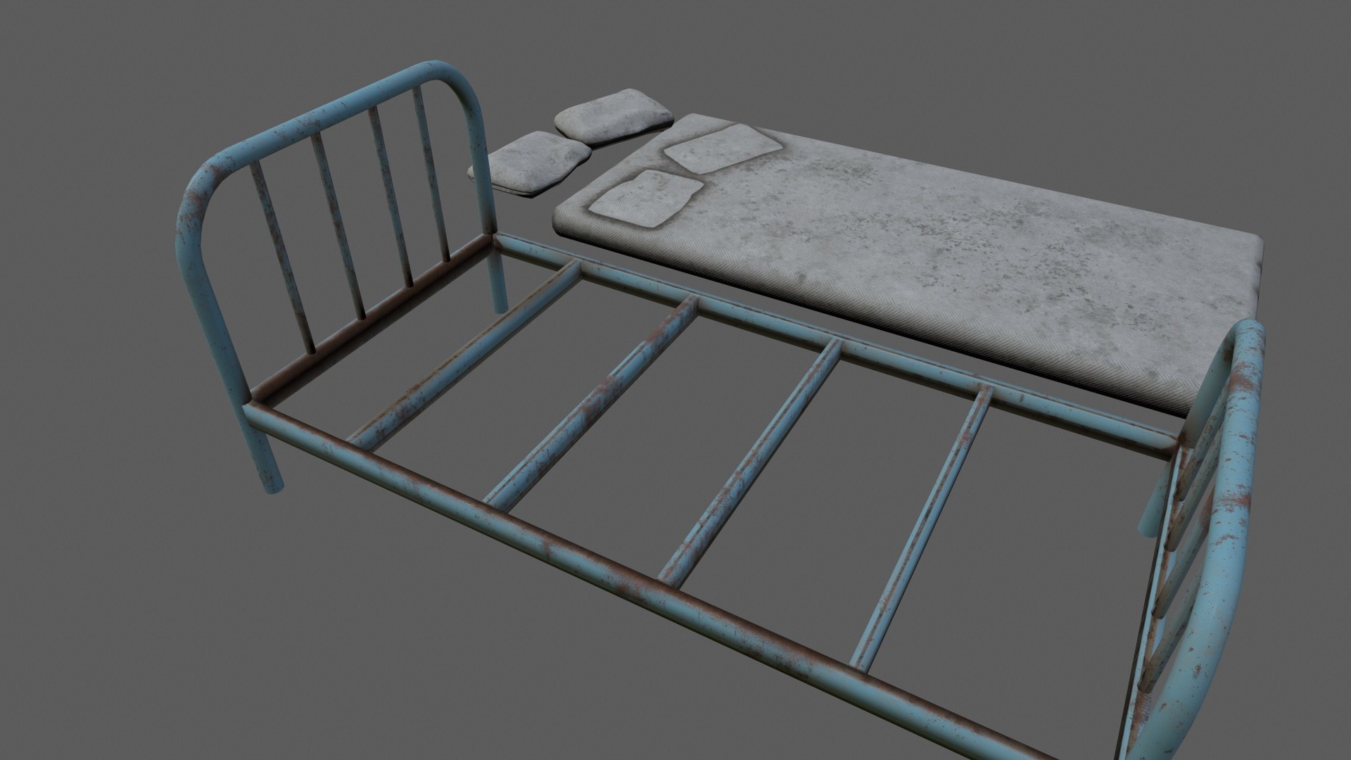 Old Bed 3D Model - TurboSquid 1286285