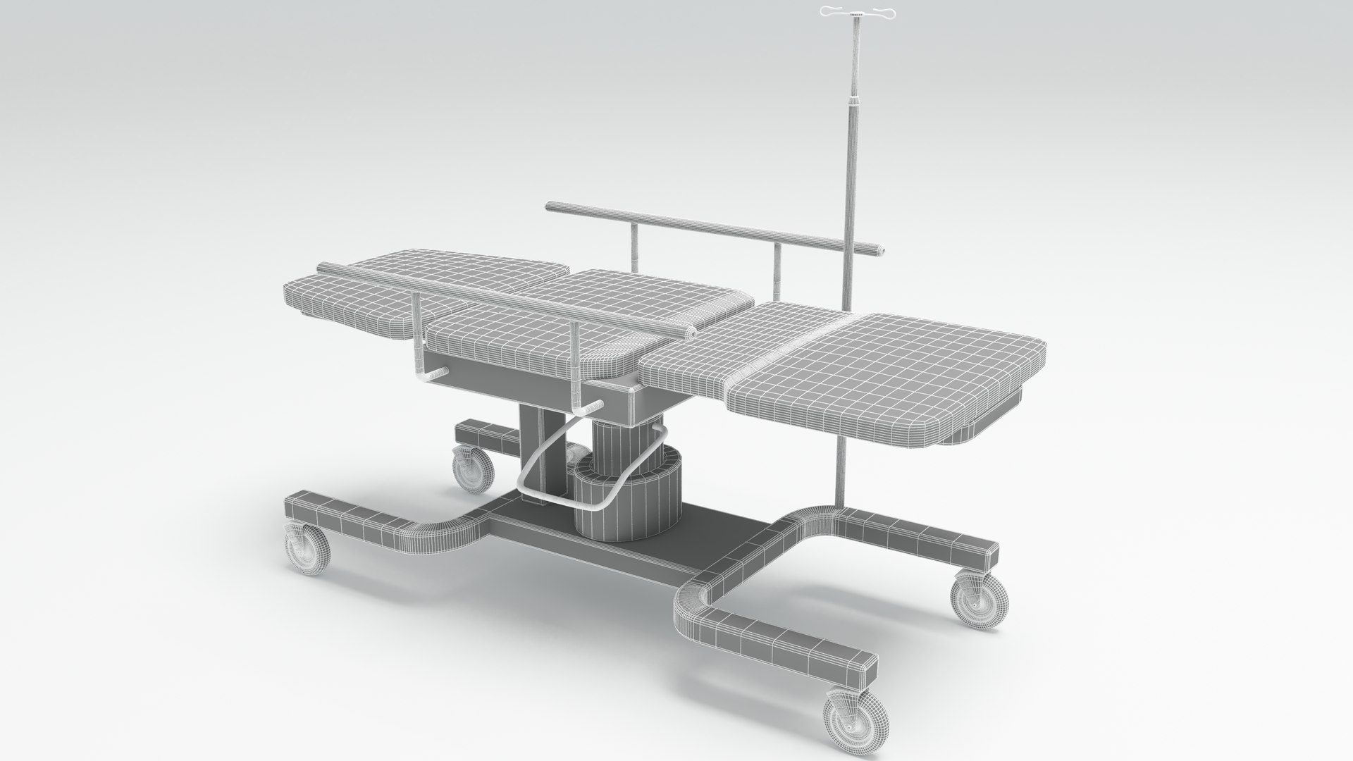 3D Hospital Stretcher model - TurboSquid 1970146