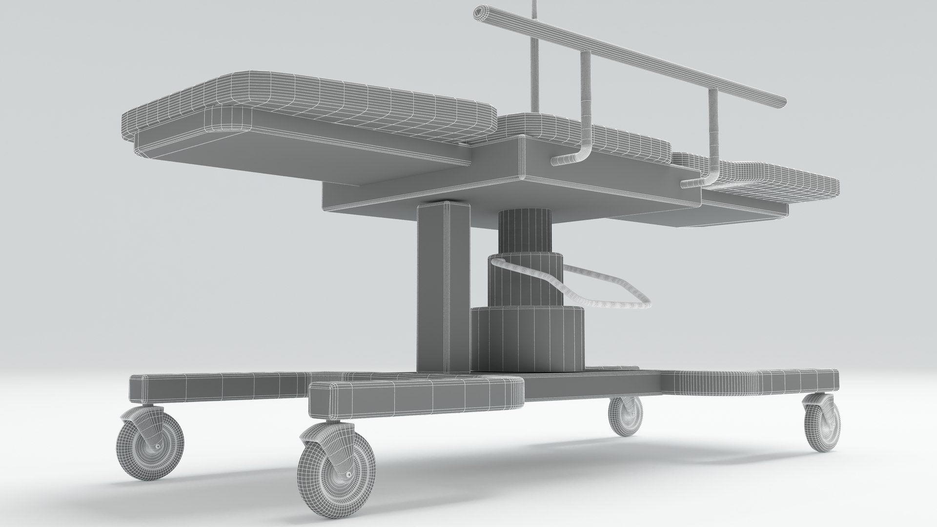 3D Hospital Stretcher model - TurboSquid 1970146