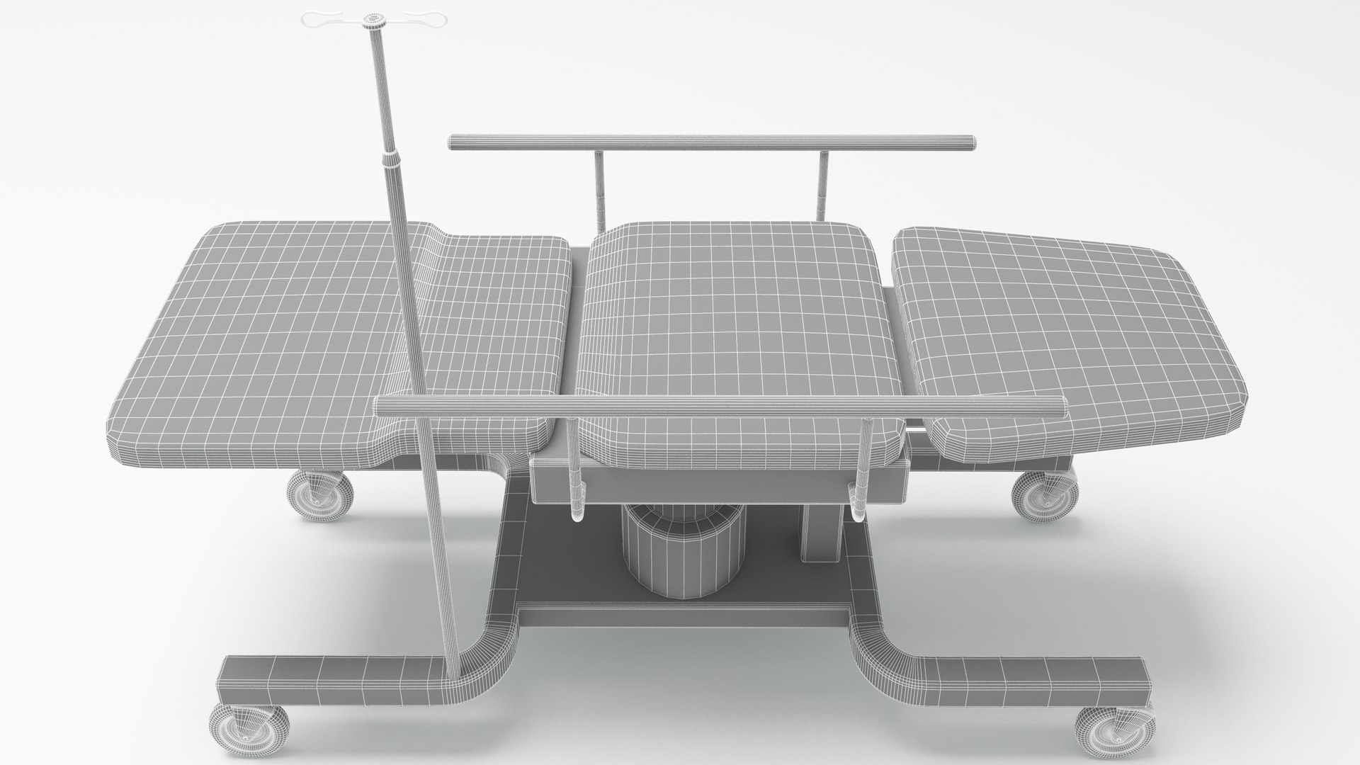 3D Hospital Stretcher model - TurboSquid 1970146
