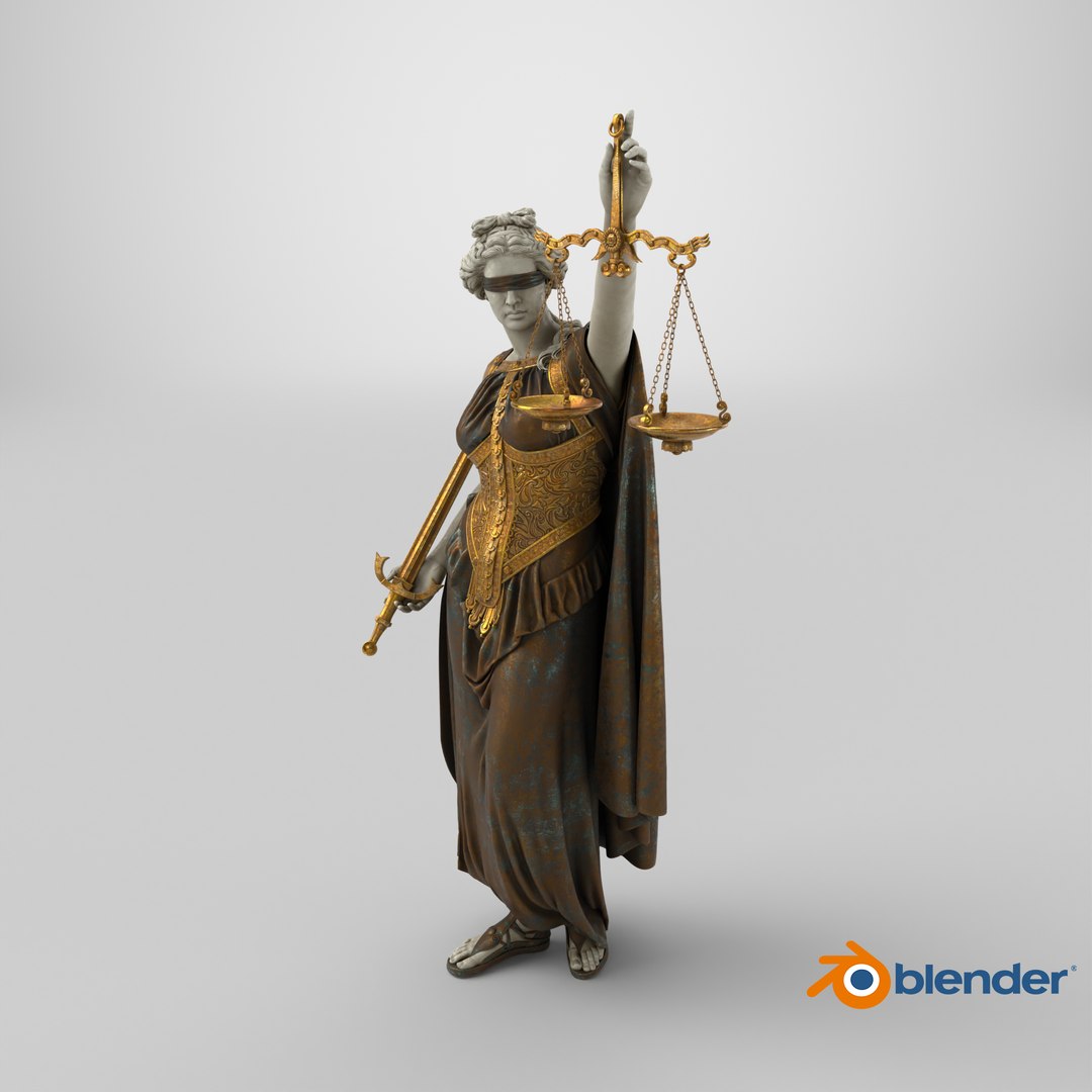 3D Lady Justice - TurboSquid 1339170