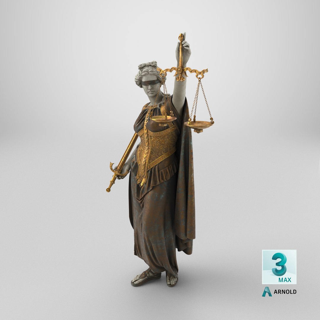 3D Lady Justice - TurboSquid 1339170