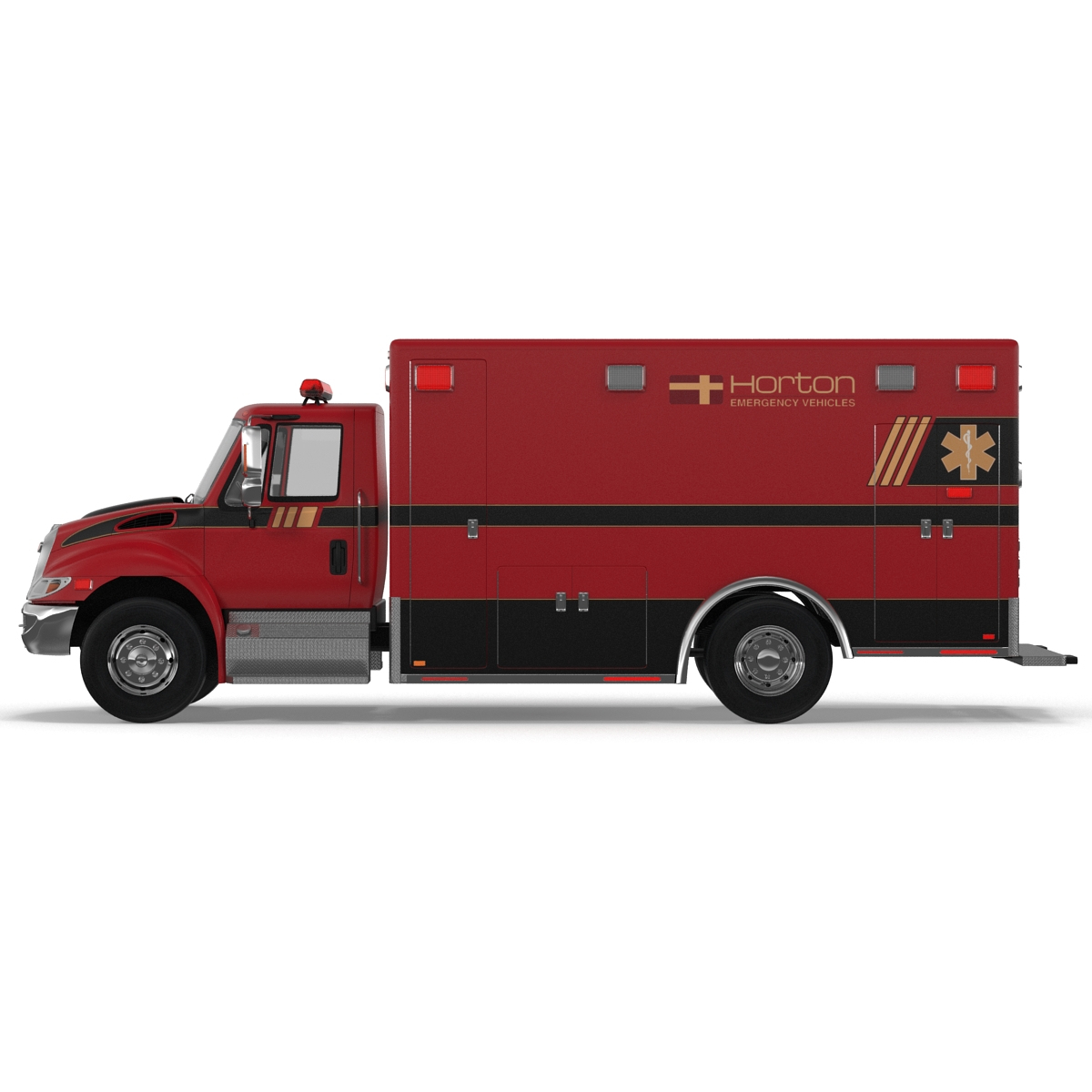3d international durastar ambulance 2 model