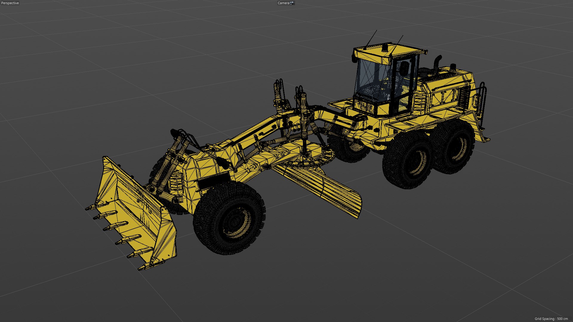 Motor Grader Model - TurboSquid 1946634