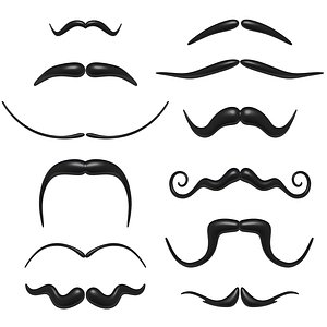 Mustache model - TurboSquid 1195233