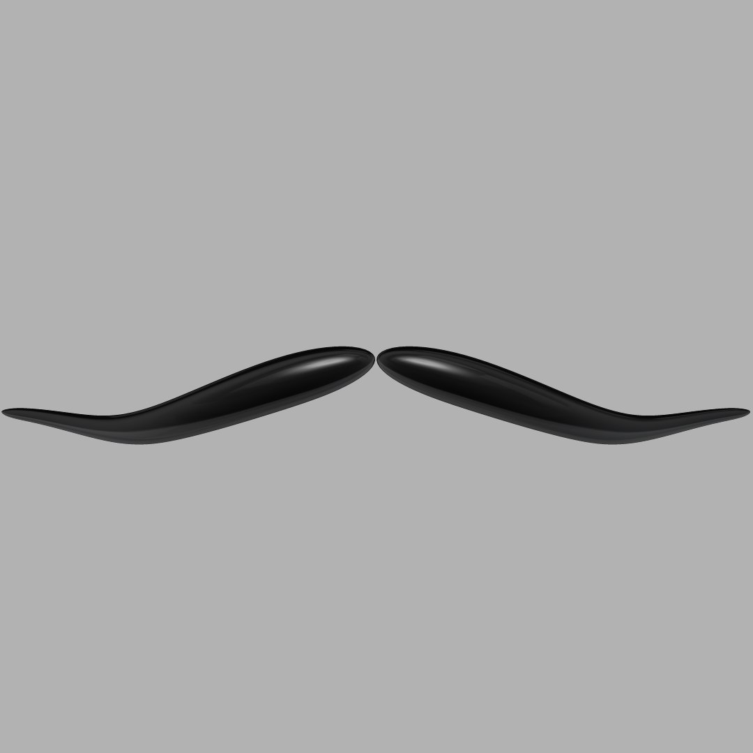 3d Moustache Colection