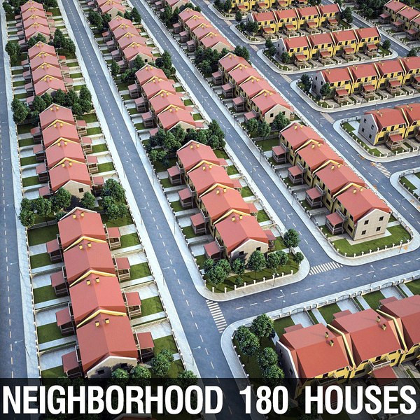 Free 3D Neighborhood Models | TurboSquid
