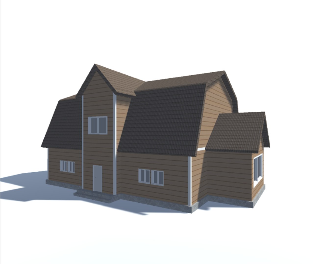 3d model city building pack houses