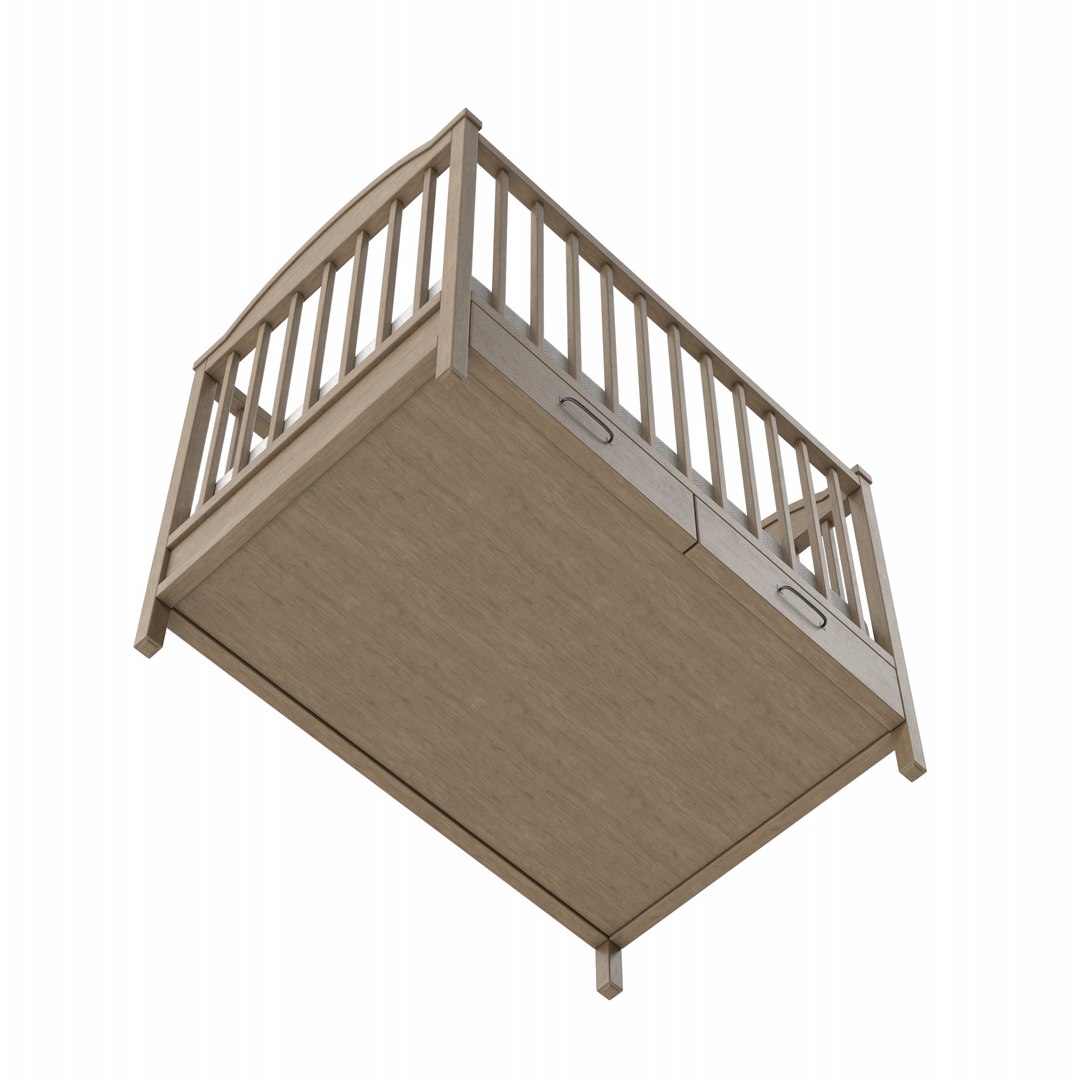 3D Baby Cot model - TurboSquid 2063310