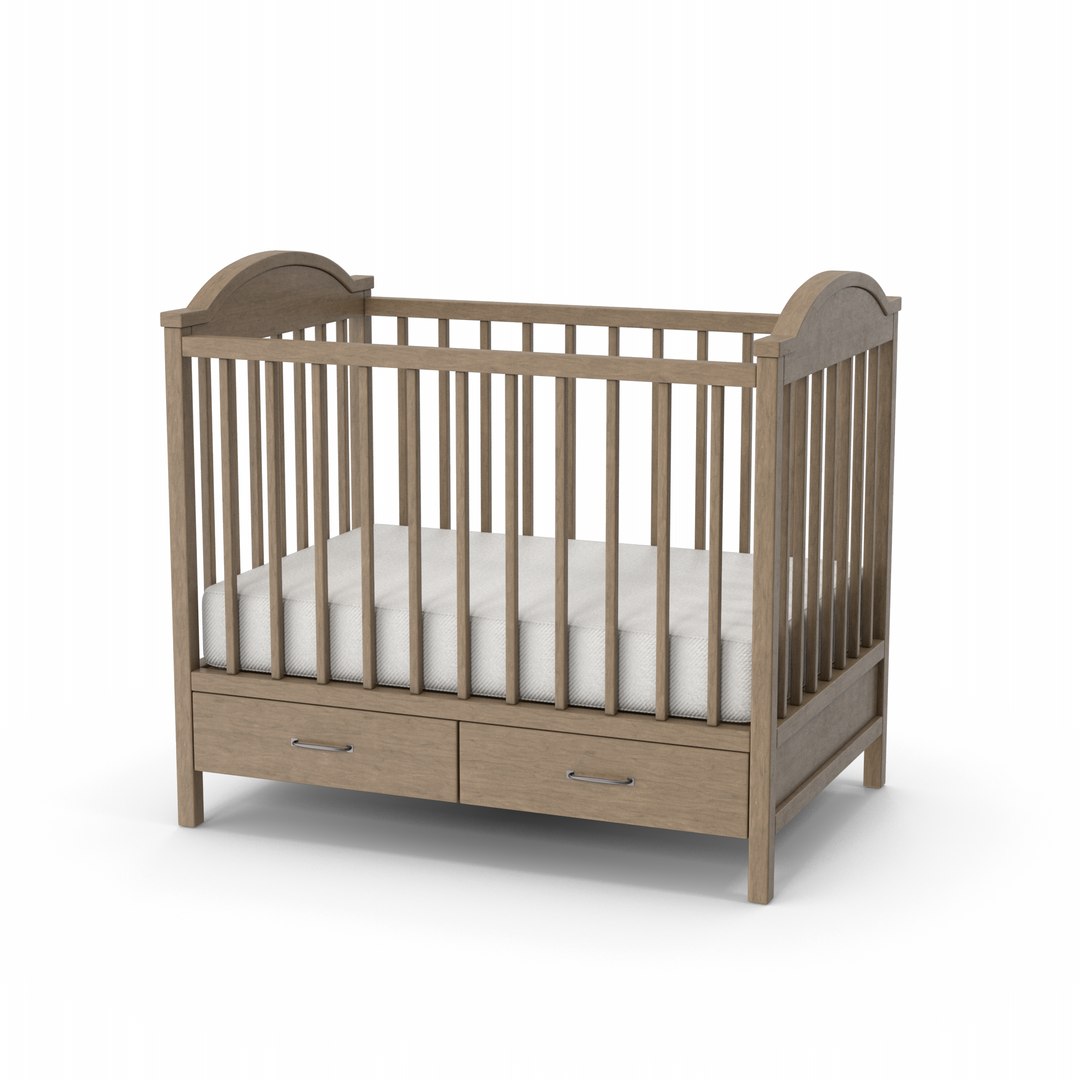 3D Baby Cot model - TurboSquid 2063310
