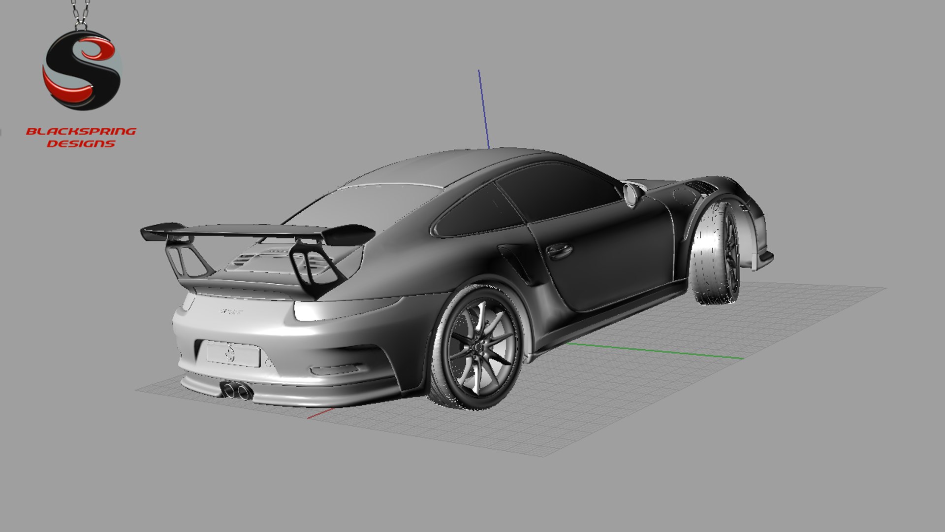 3d Model Porsche 911 Gt3 Rs