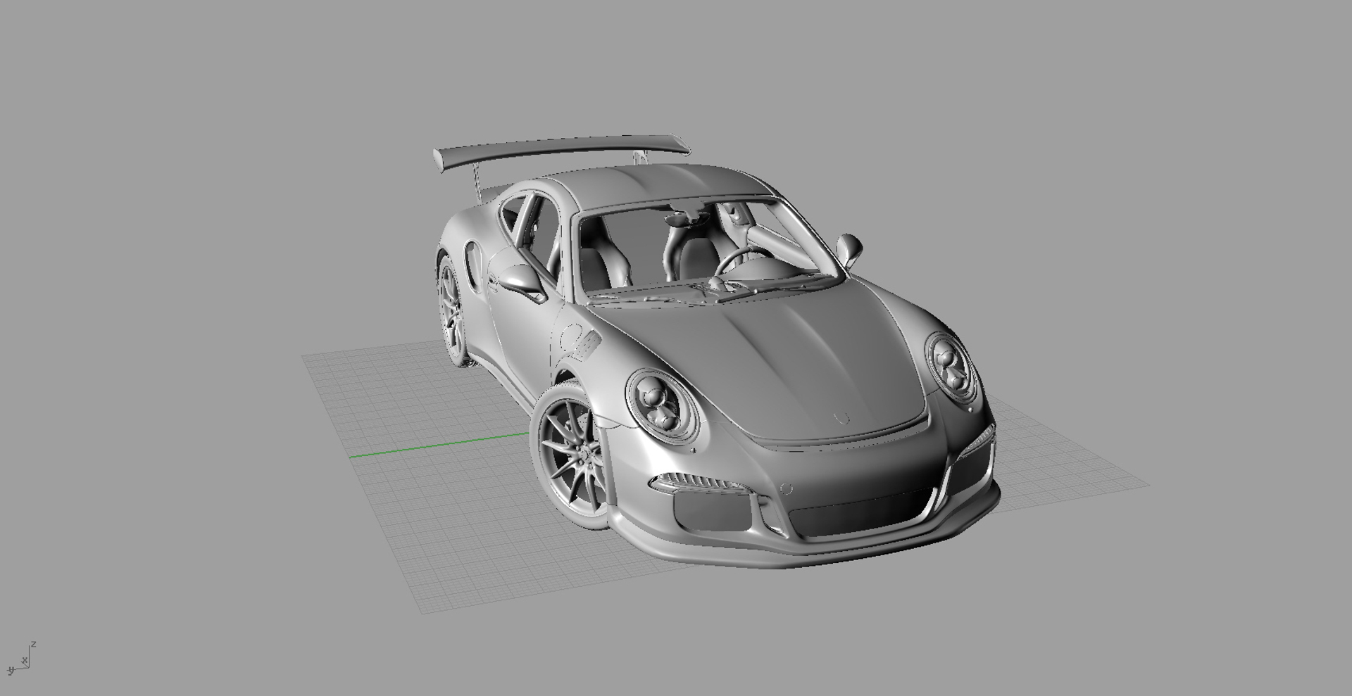 3d Model Porsche 911 Gt3 Rs