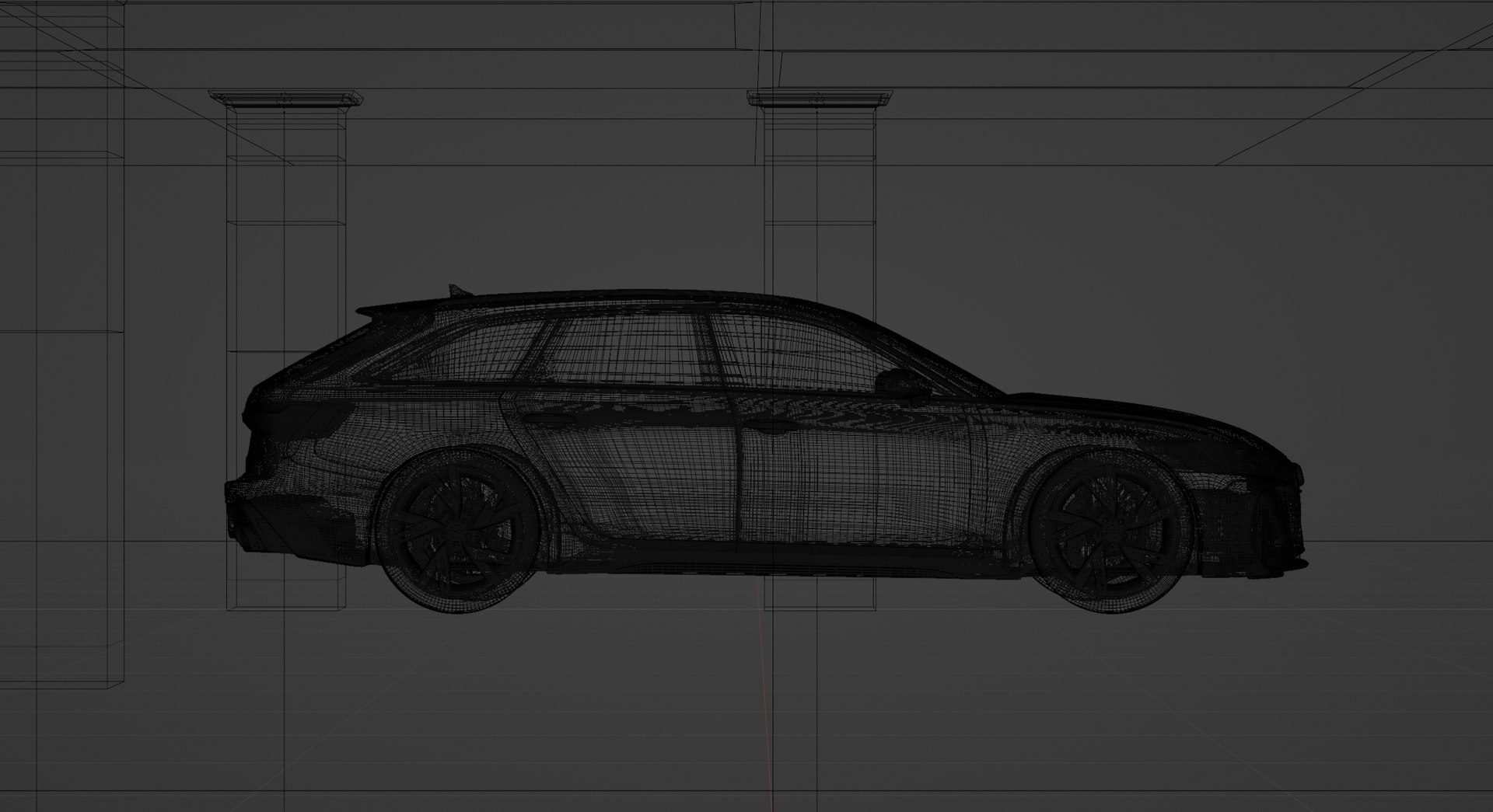 3D Audi RS6 Avant - TurboSquid 2016002