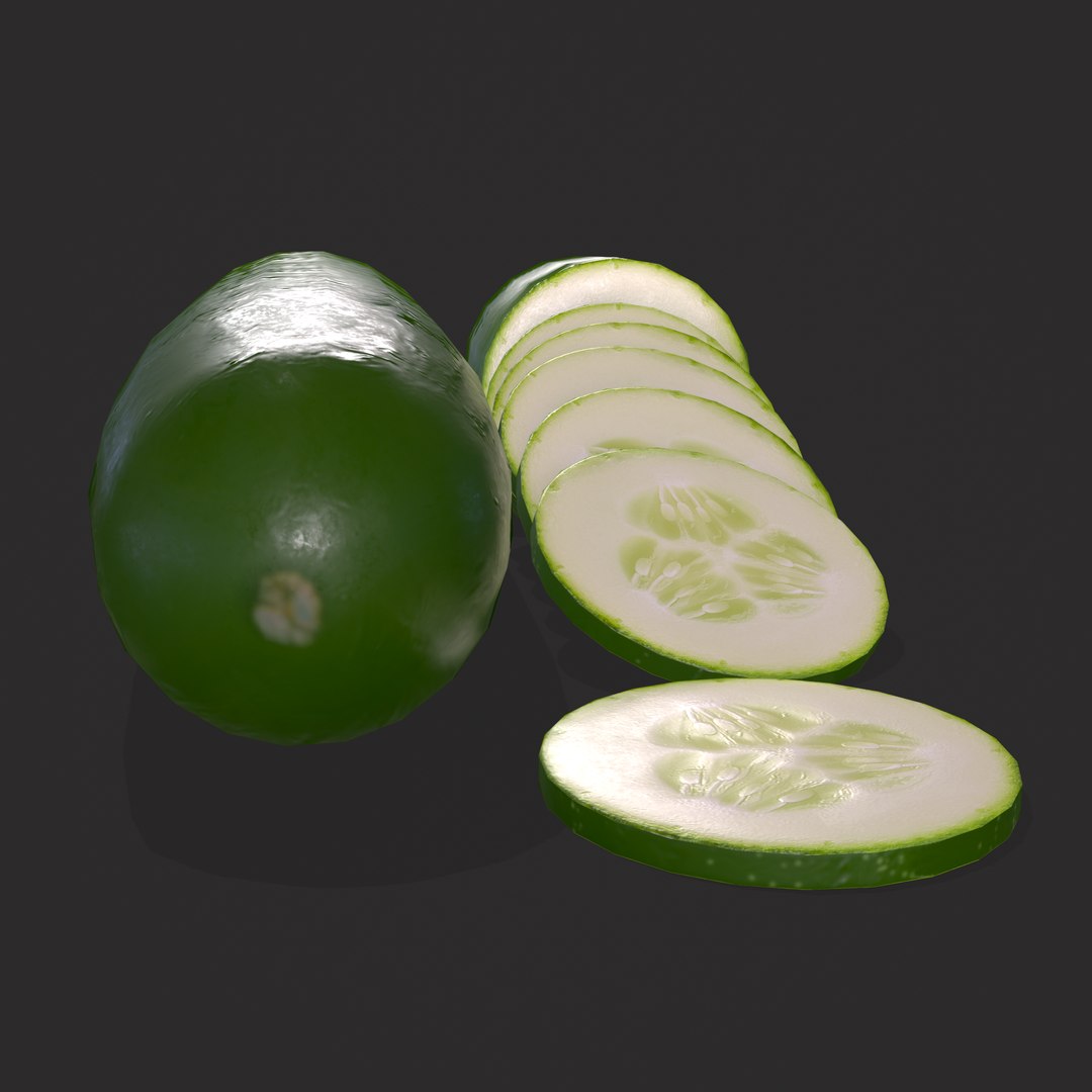 3D Model Cucumber - TurboSquid 1857684