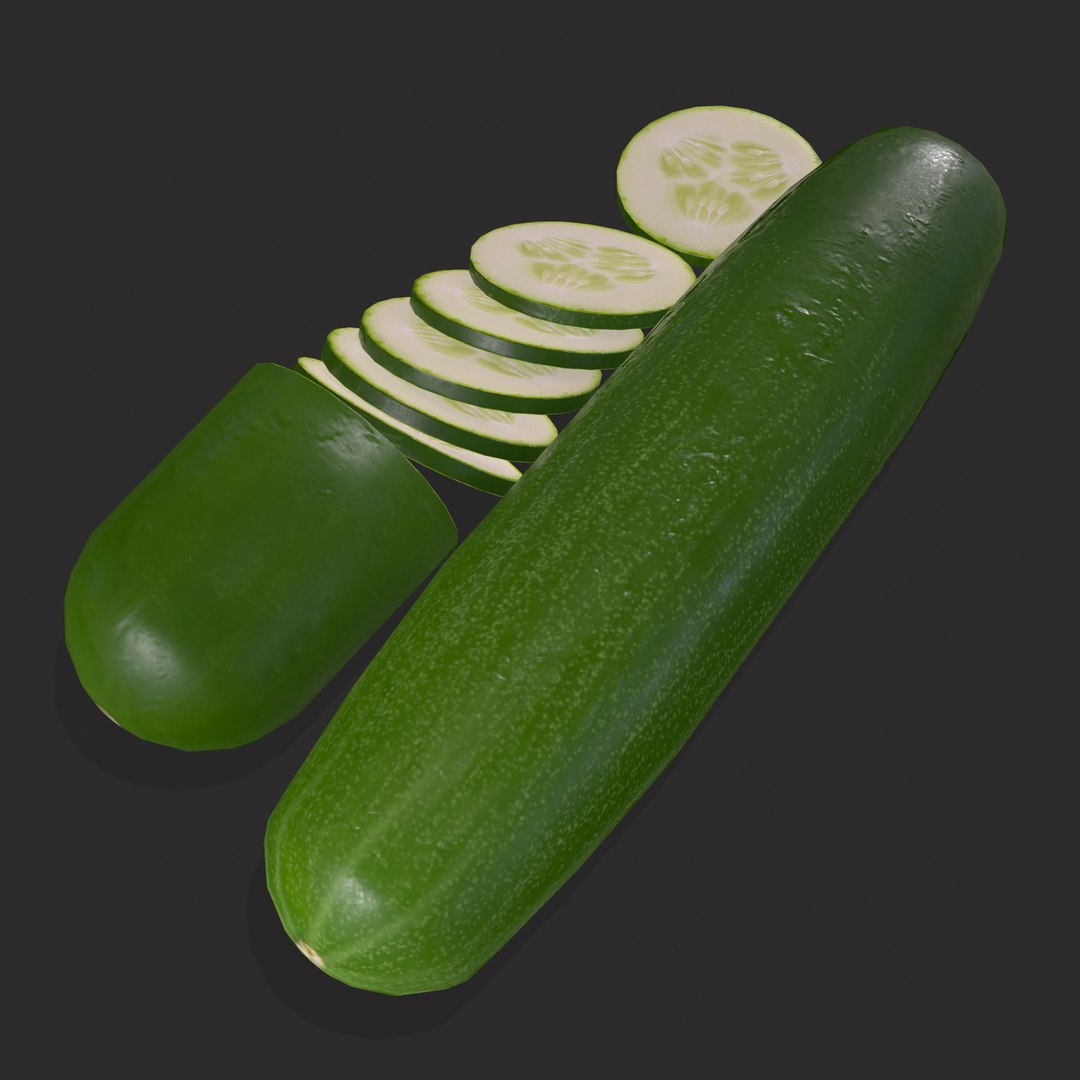 3D Model Cucumber - TurboSquid 1857684