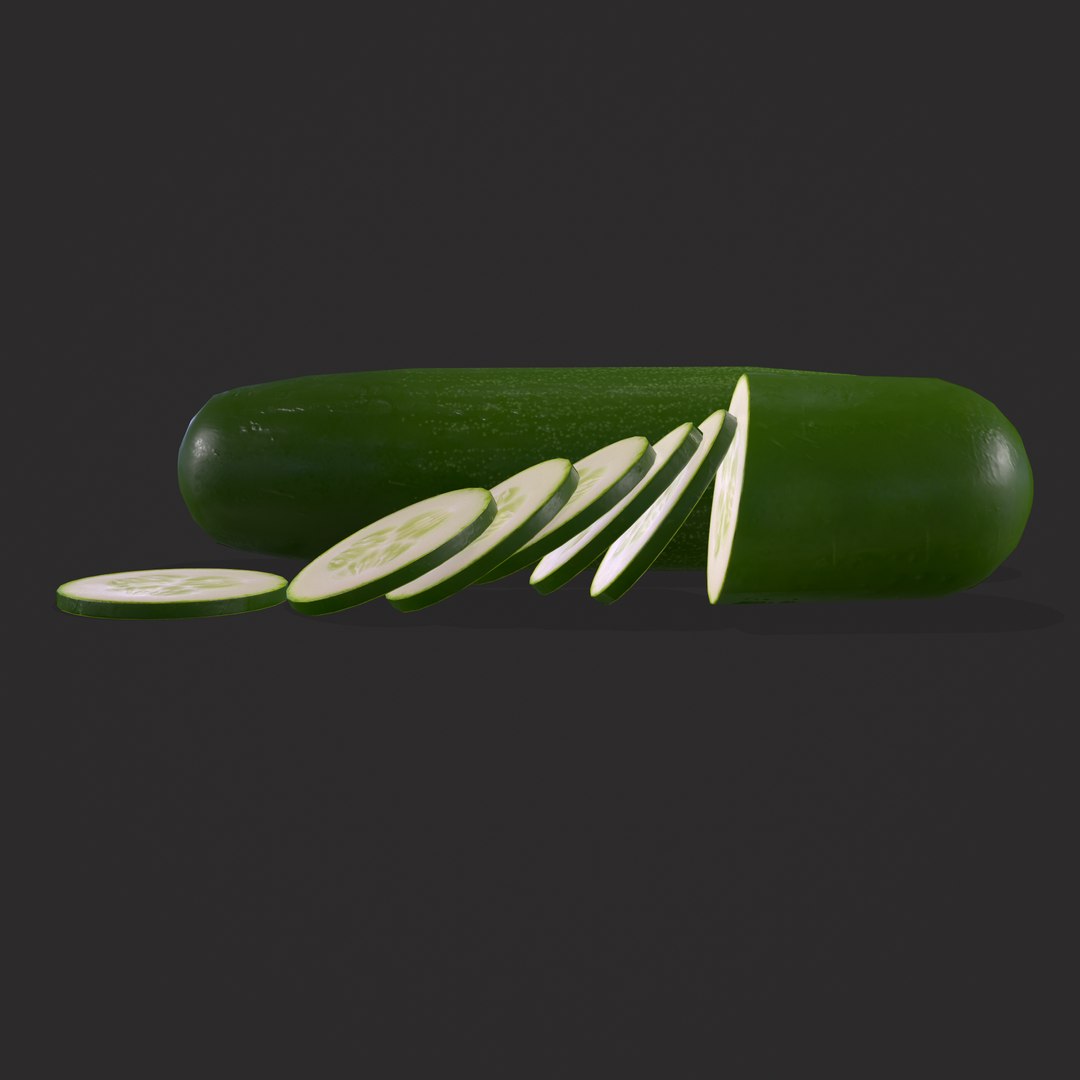 3D Model Cucumber - TurboSquid 1857684
