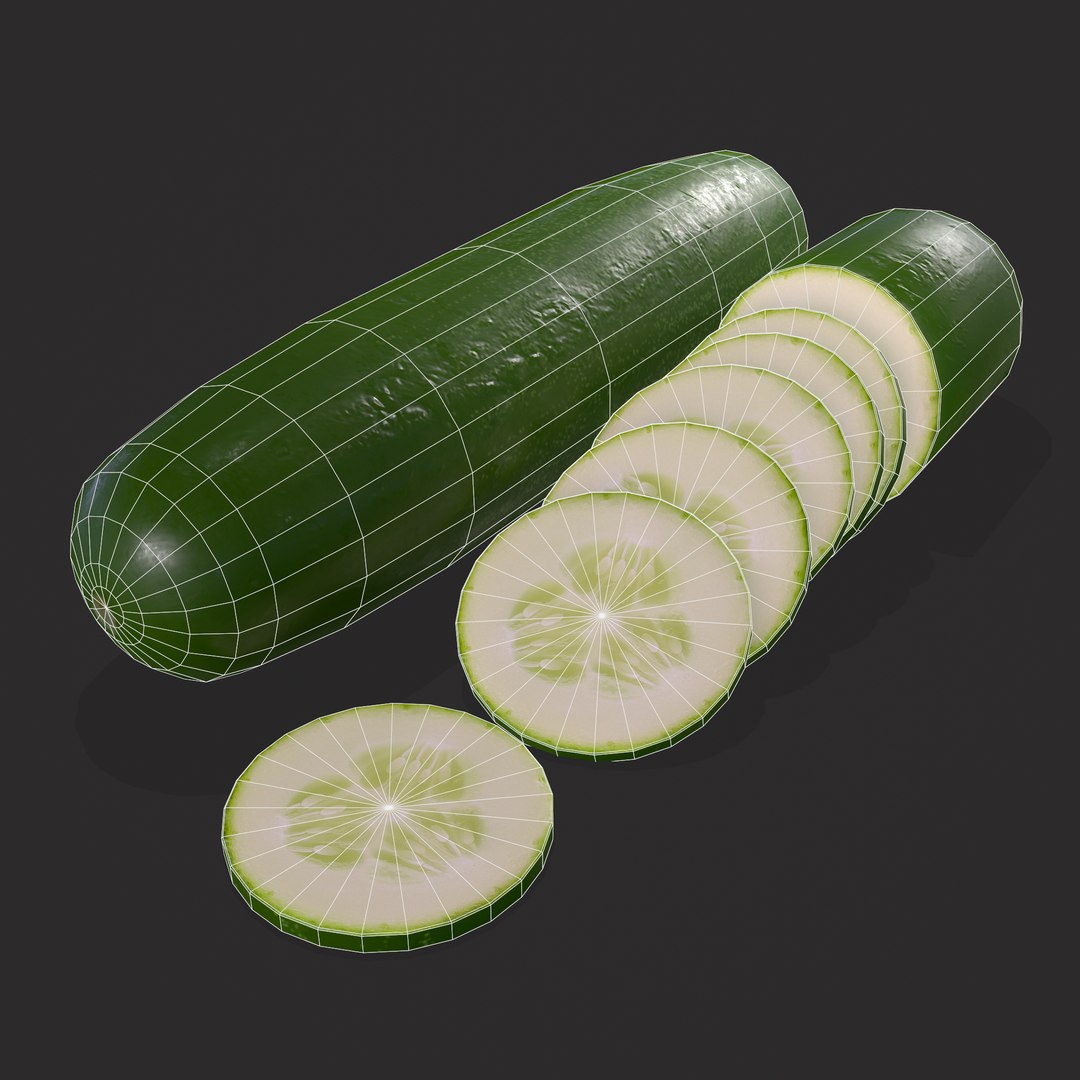 3D Model Cucumber - TurboSquid 1857684