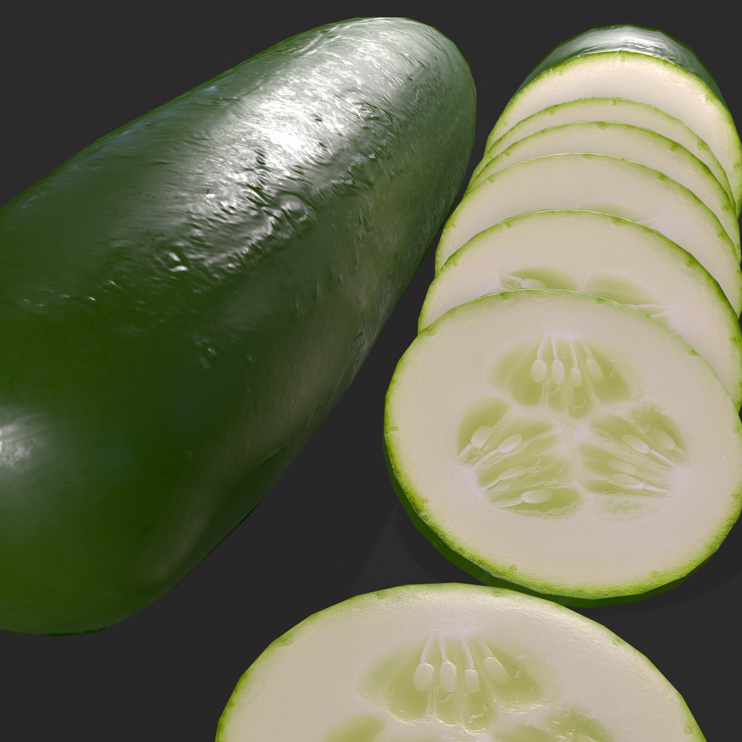 3D Model Cucumber - TurboSquid 1857684
