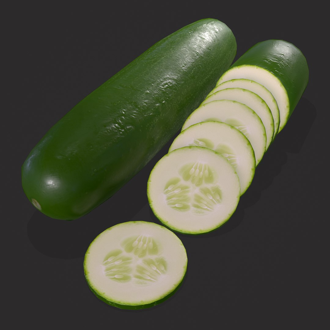 3D Model Cucumber - TurboSquid 1857684