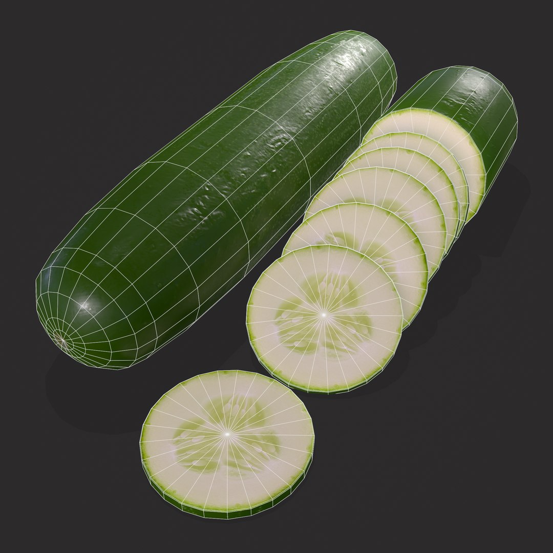 3D Model Cucumber - TurboSquid 1857684