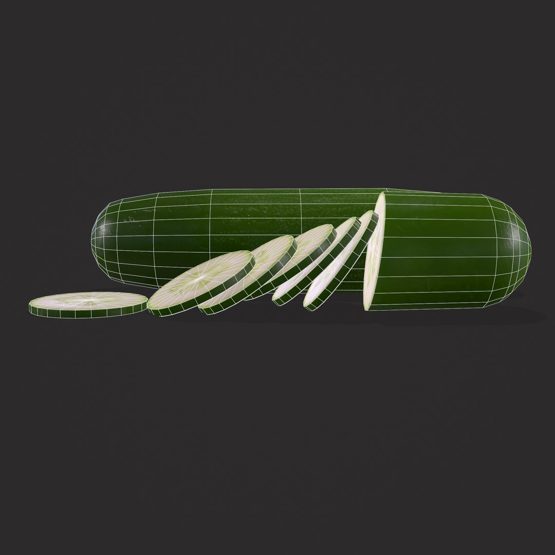 3D Model Cucumber - TurboSquid 1857684
