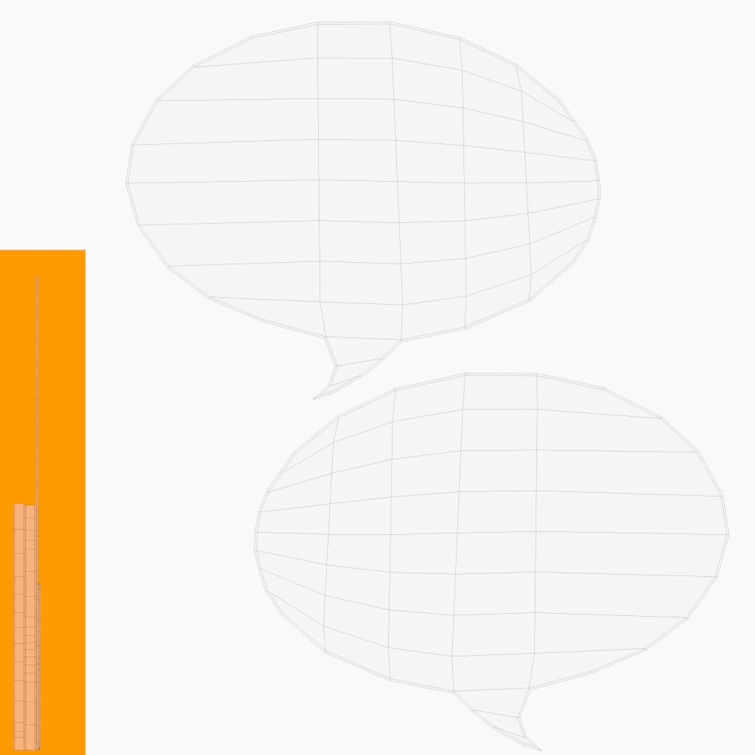 3D model Speech Bubble Dialogue Delivery Ver2 - TurboSquid 1913924