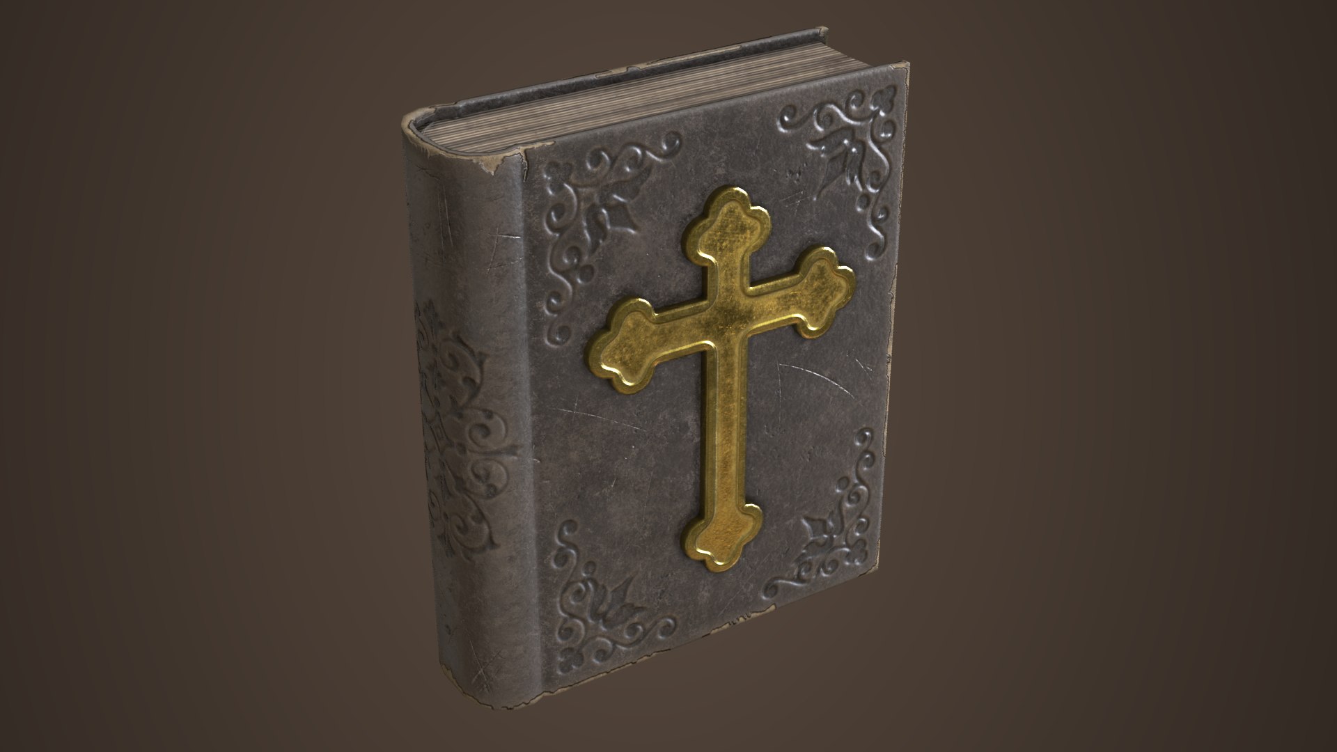 Old Bible Book 3D - TurboSquid 2053193