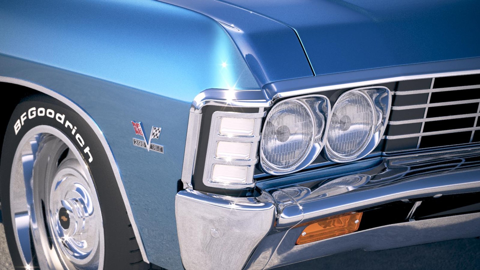 3d model chevrolet impala ss