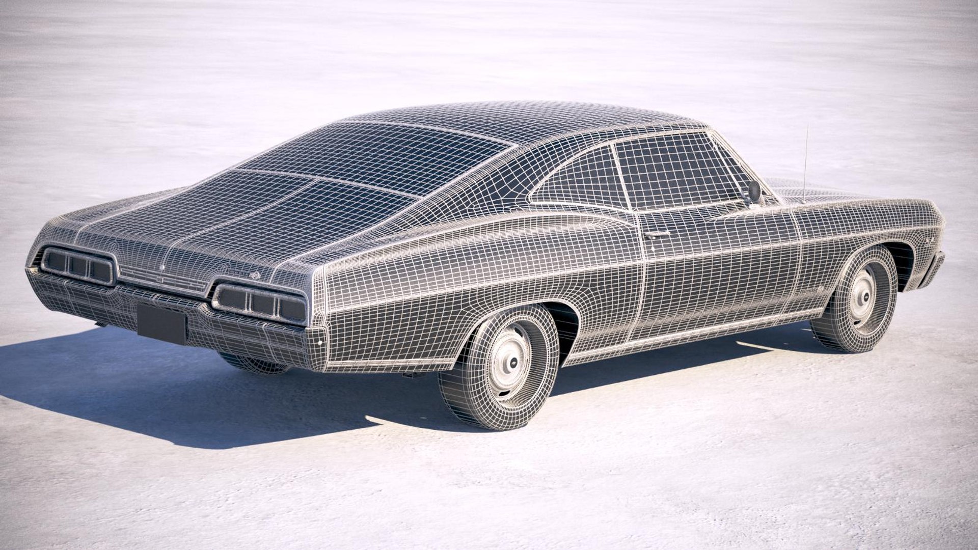 3d model chevrolet impala ss