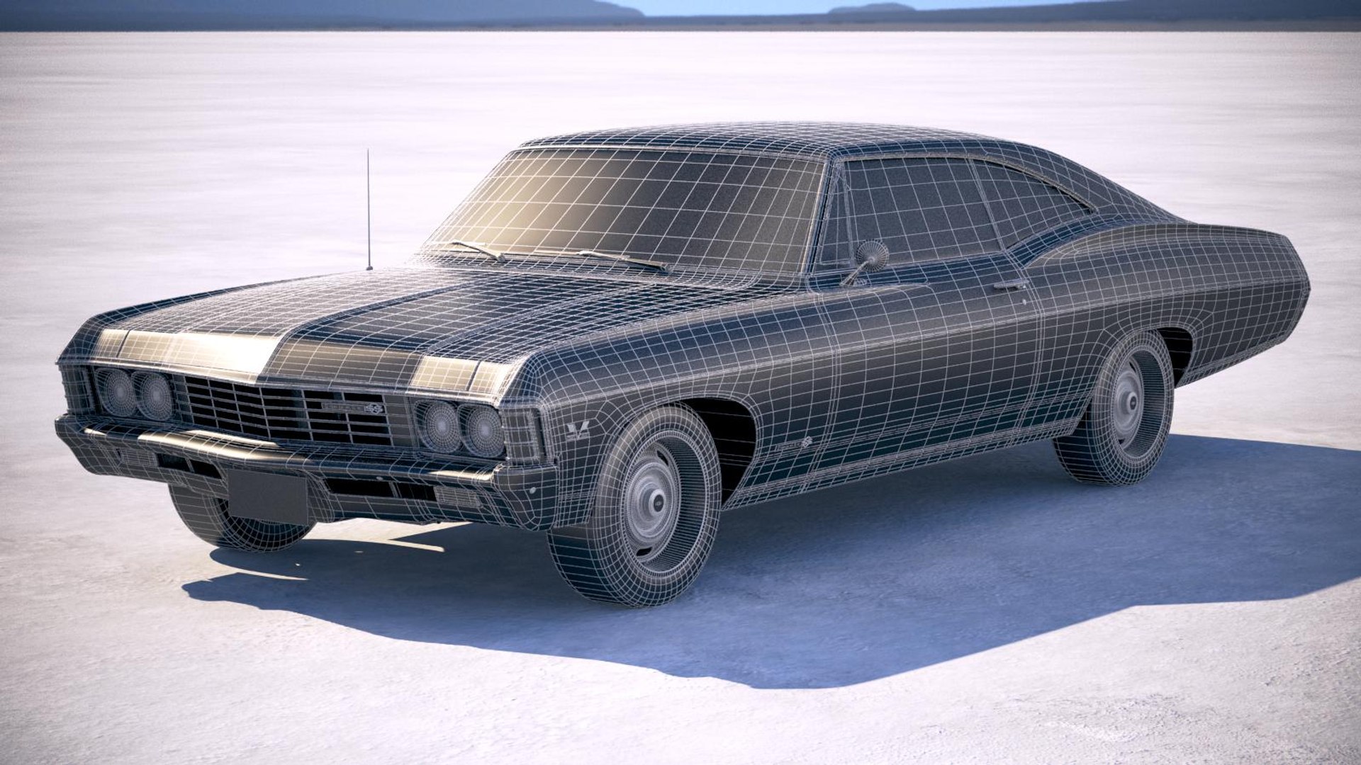 3d model chevrolet impala ss