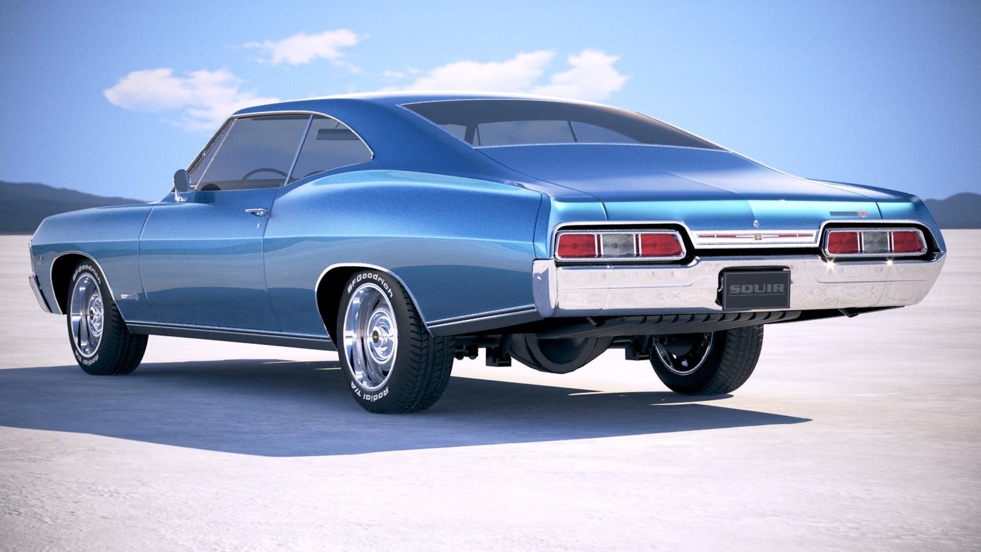 3d model chevrolet impala ss