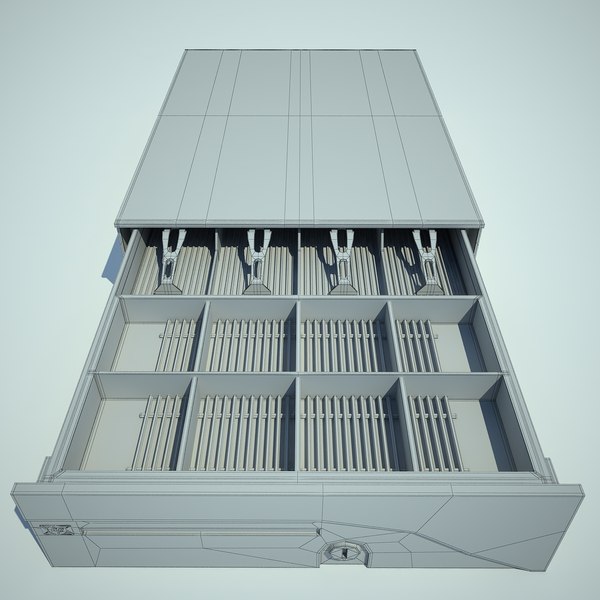 cash register 3d model