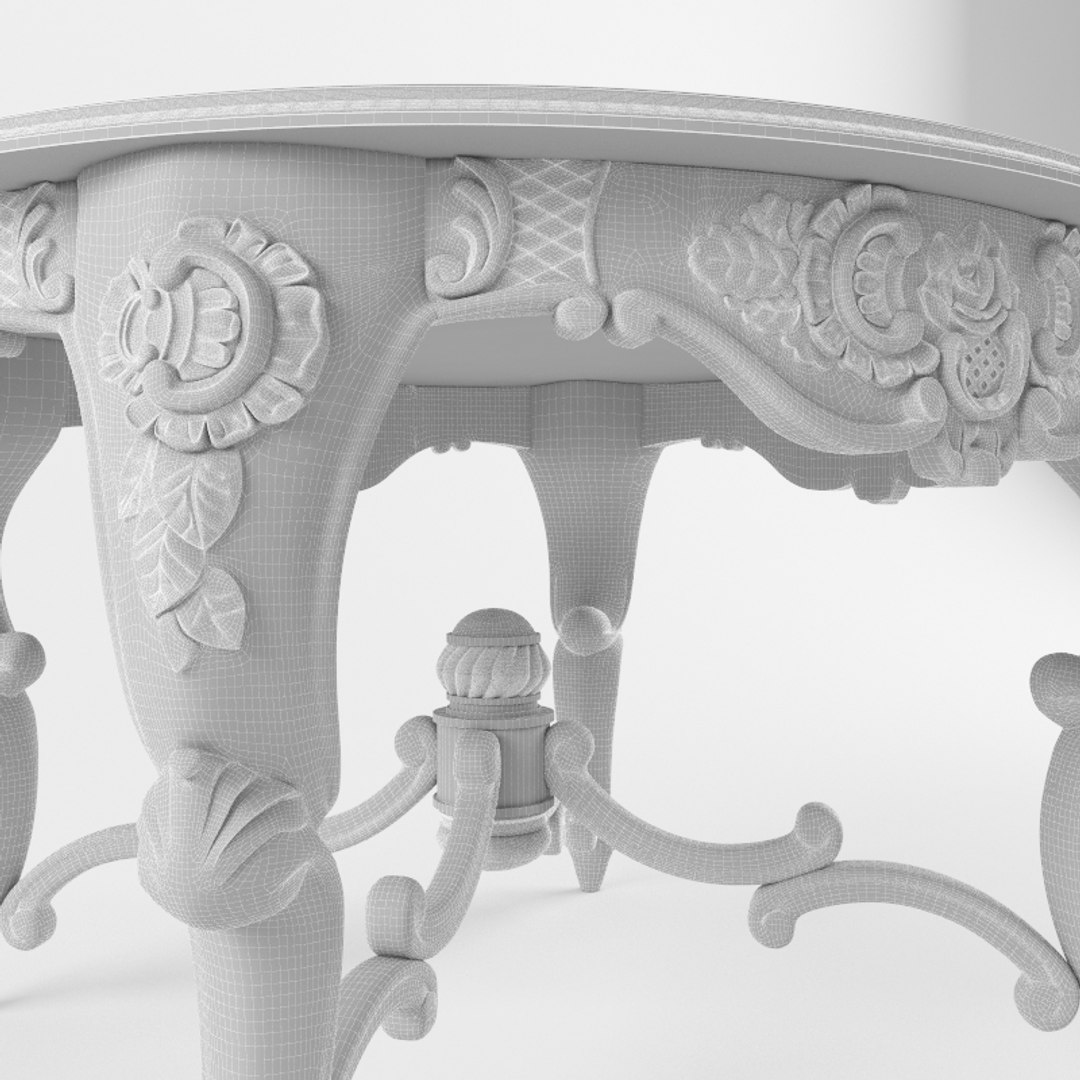 Classic Table 3d Max
