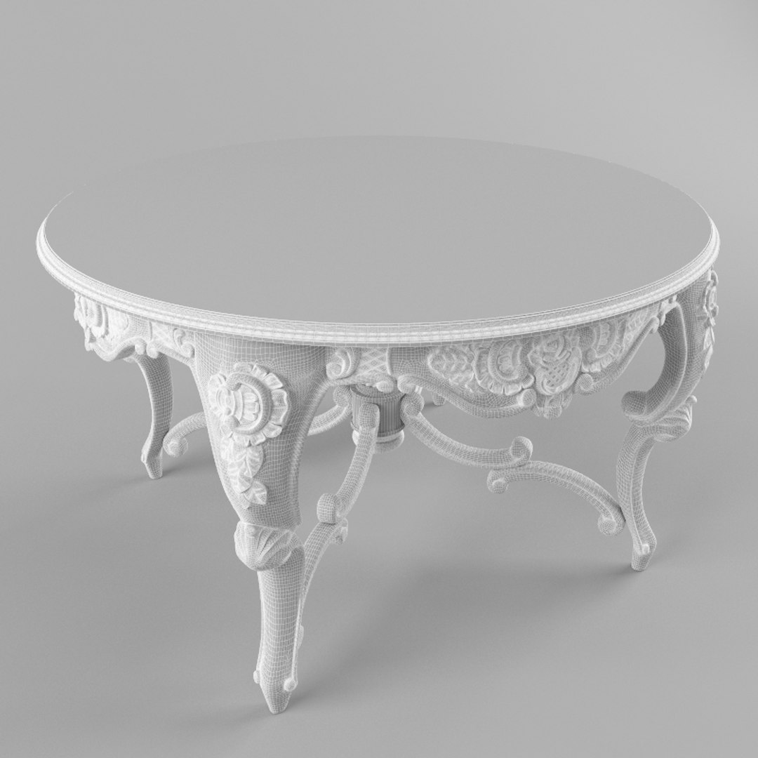 Classic Table 3d Max