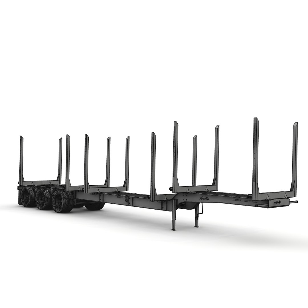 3d model of trailer arctic hr-51tr short