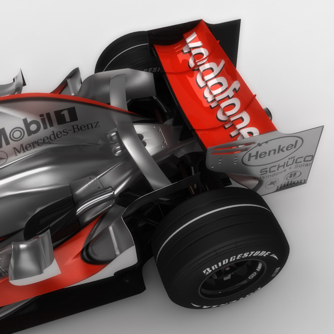 3d Mclaren Mercedes Mp4-22 Car Model
