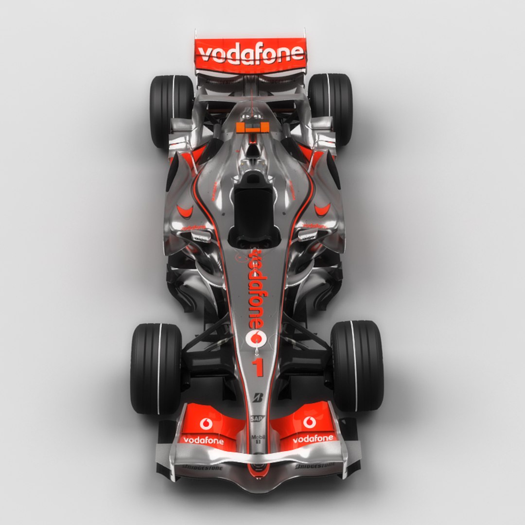3d Mclaren Mercedes Mp4-22 Car Model