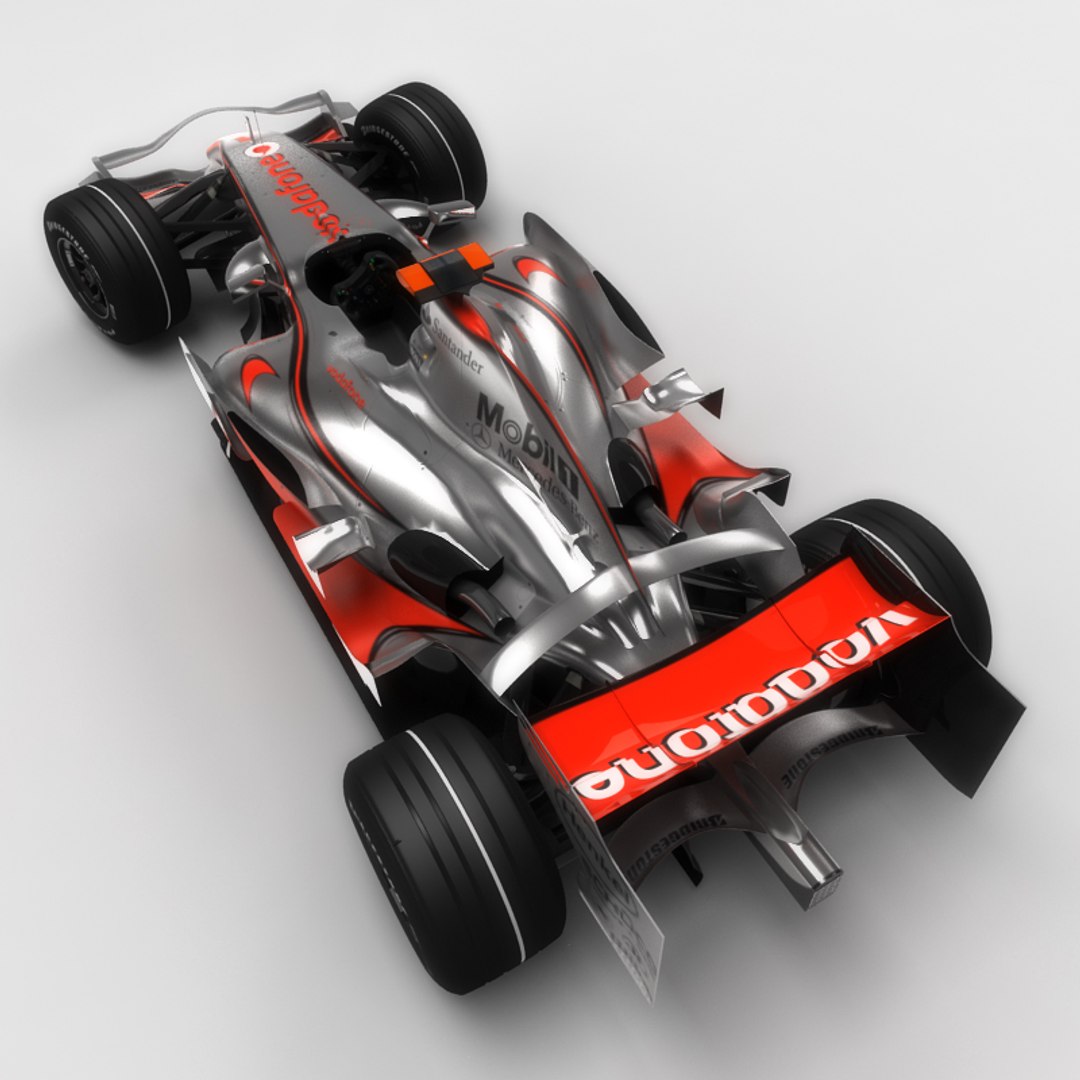 3d Mclaren Mercedes Mp4-22 Car Model