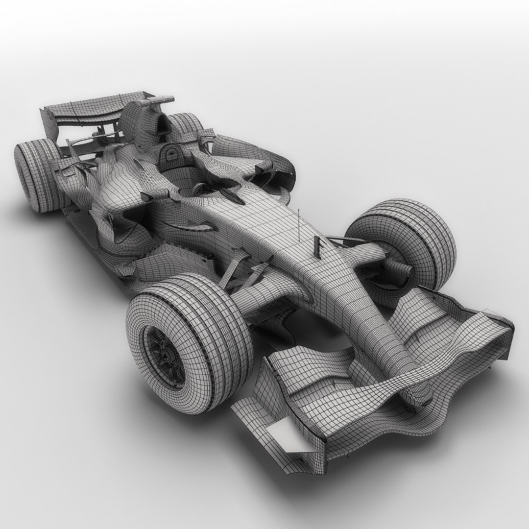 3d Mclaren Mercedes Mp4-22 Car Model
