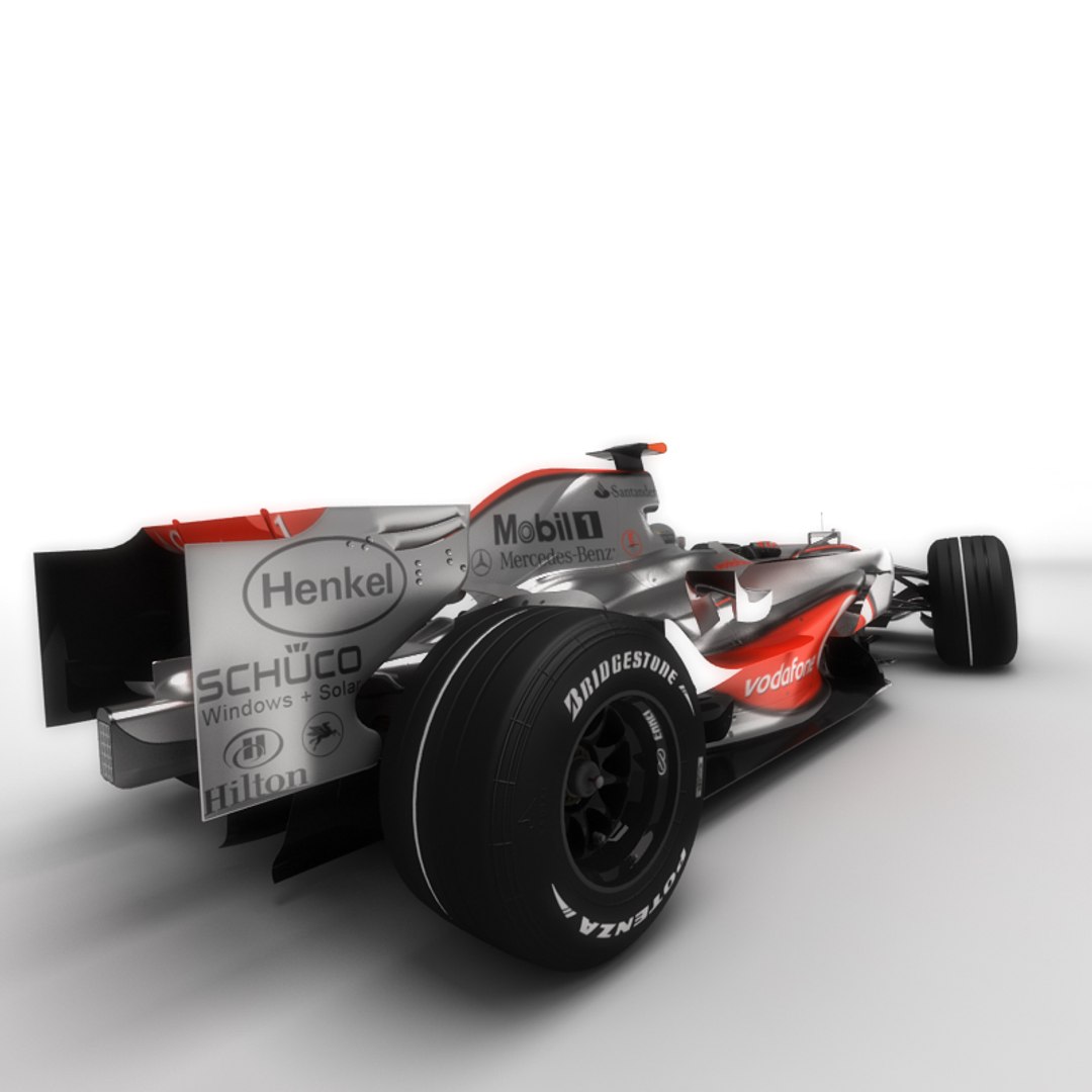 3d Mclaren Mercedes Mp4-22 Car Model