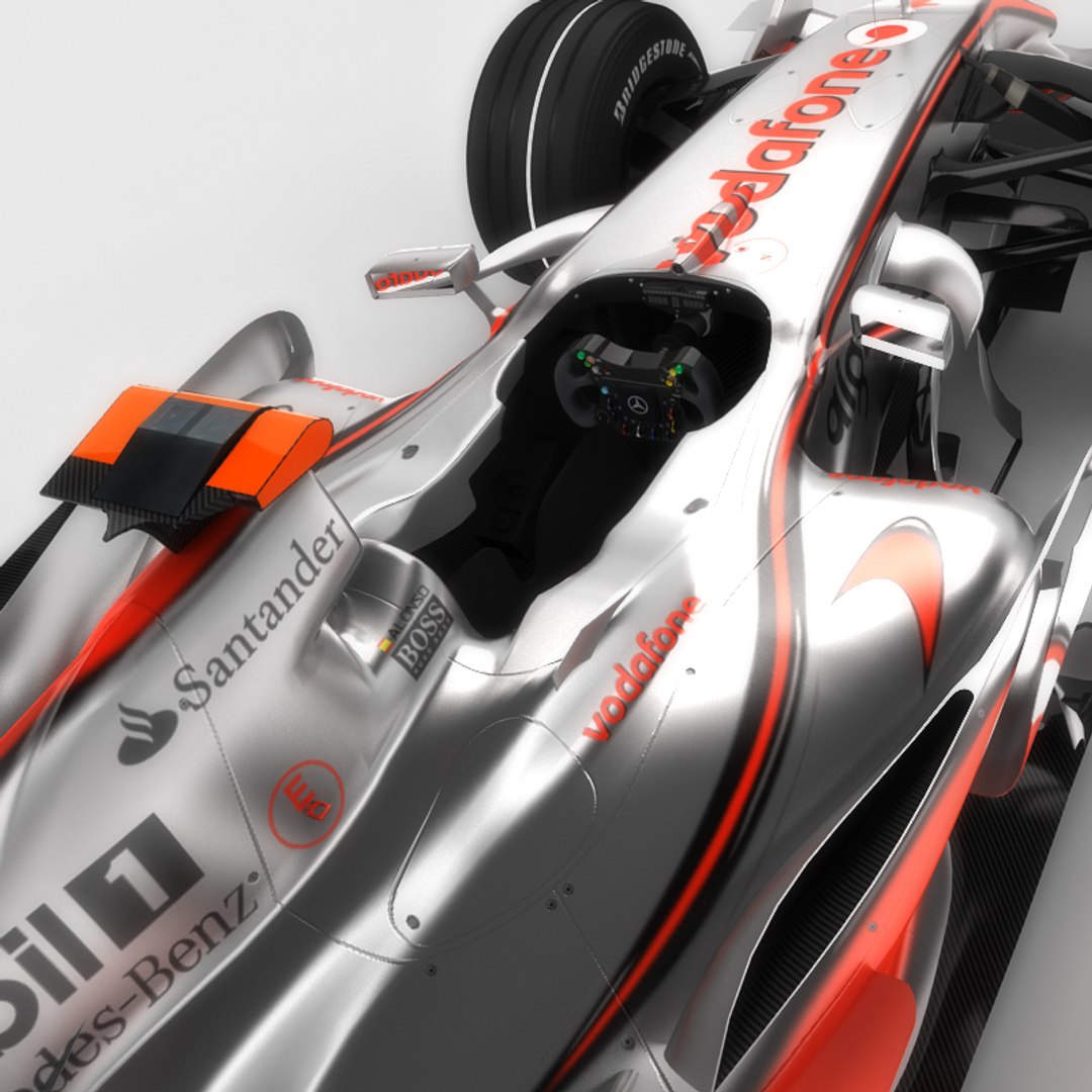 3d Mclaren Mercedes Mp4-22 Car Model
