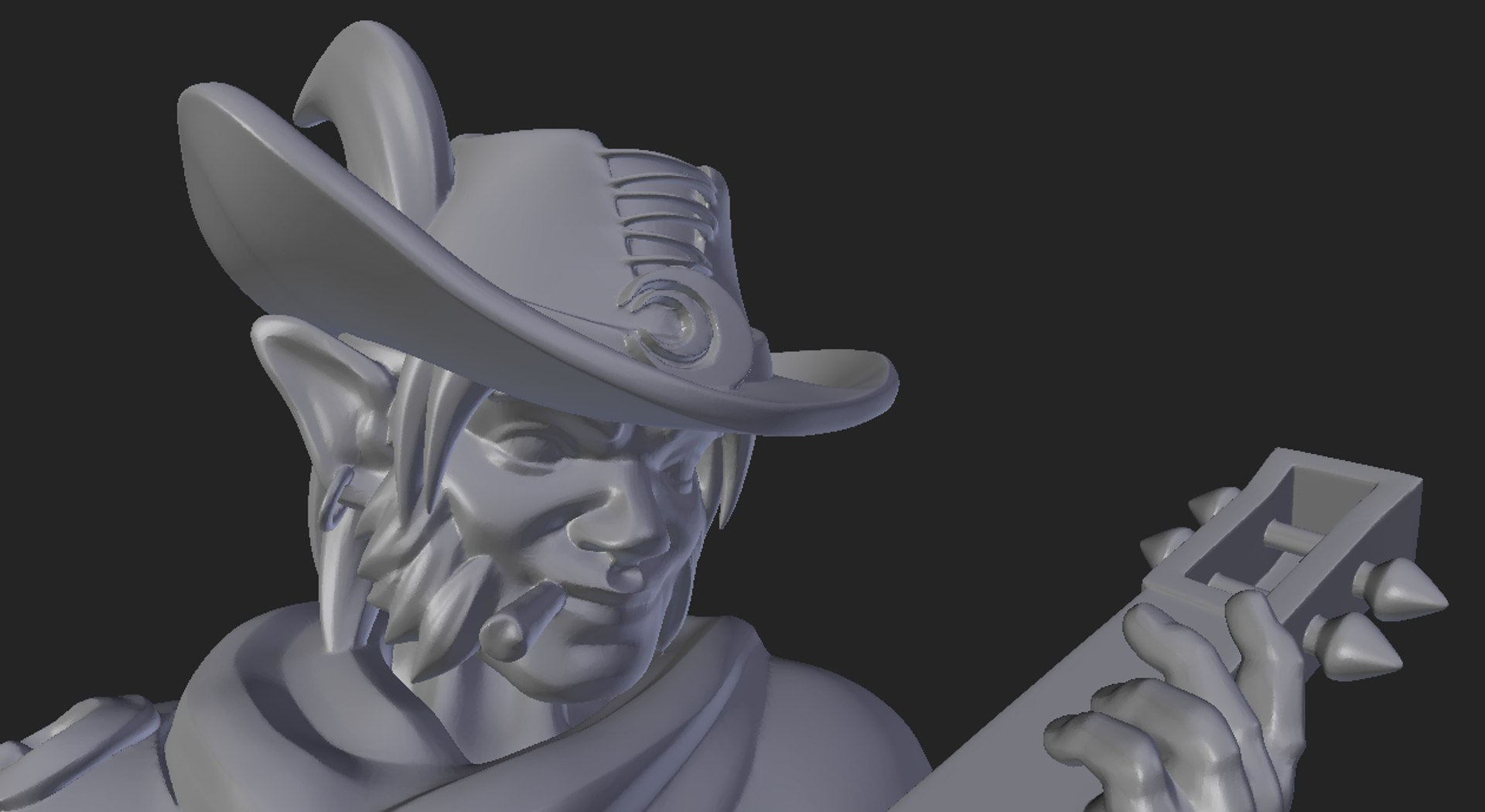Music Man Statue 3D Model - TurboSquid 1700925