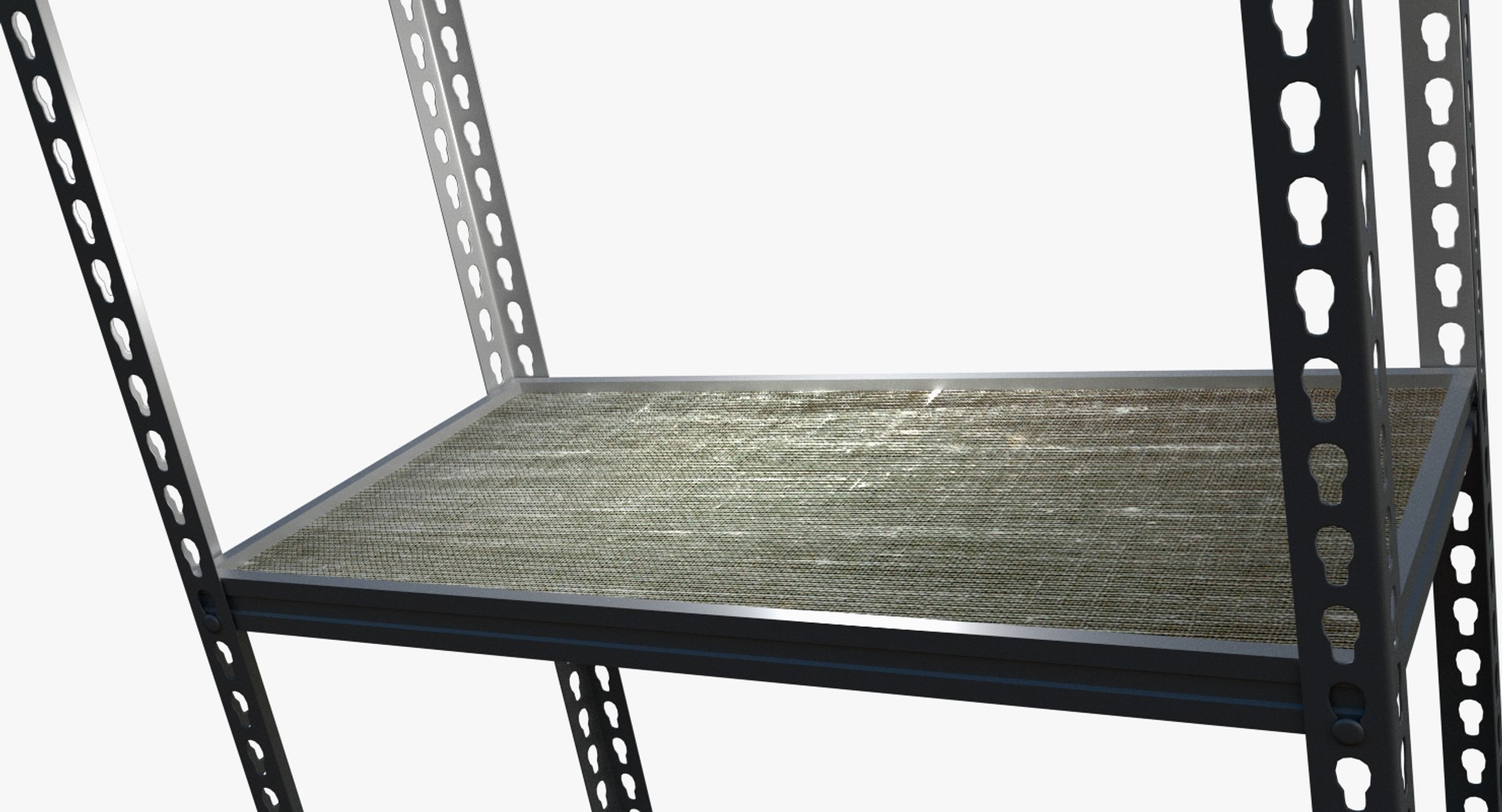 3d Model Realistic Metal Rack