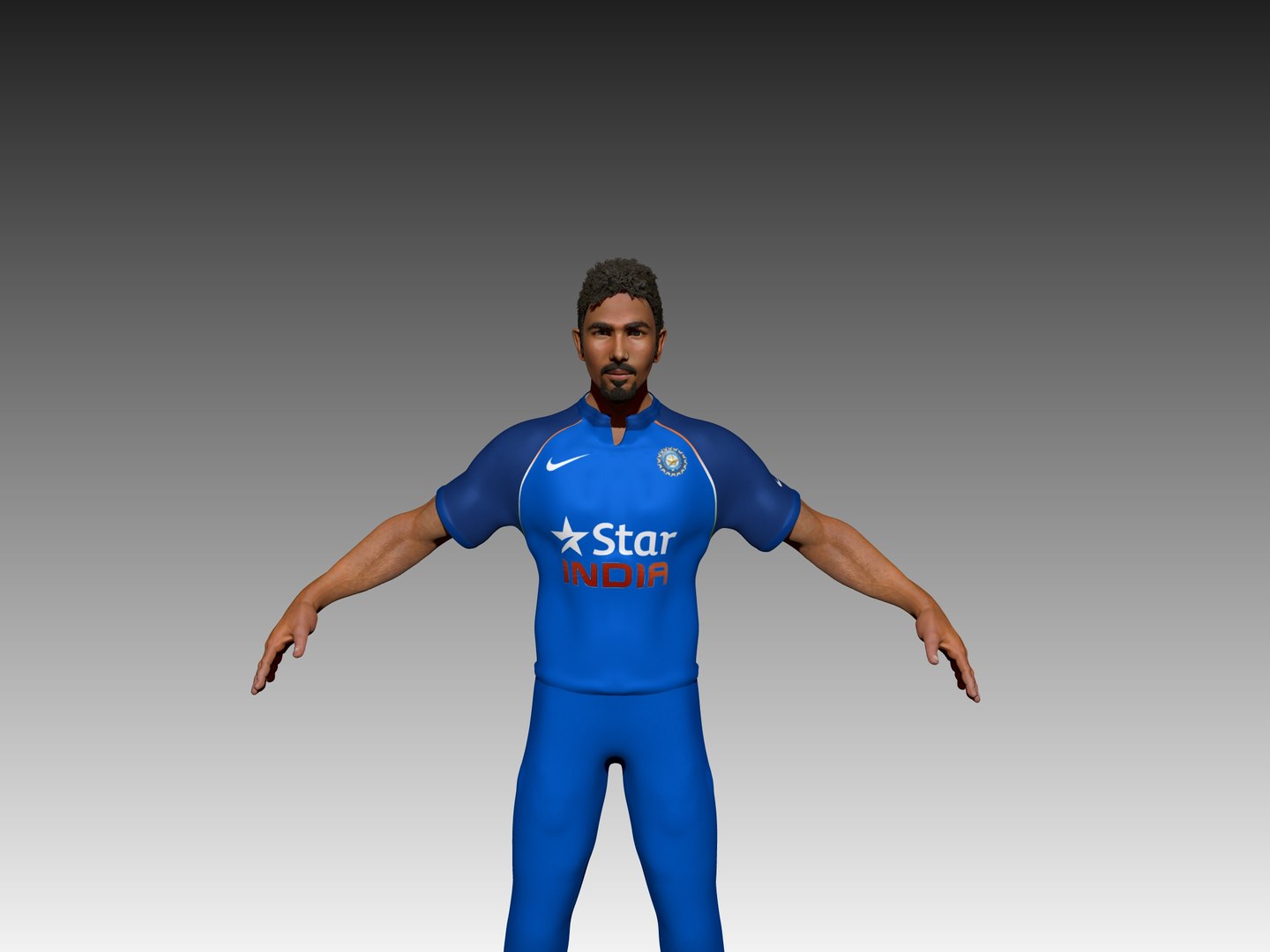Cricket Athlete Batsman 3D - TurboSquid 1341734