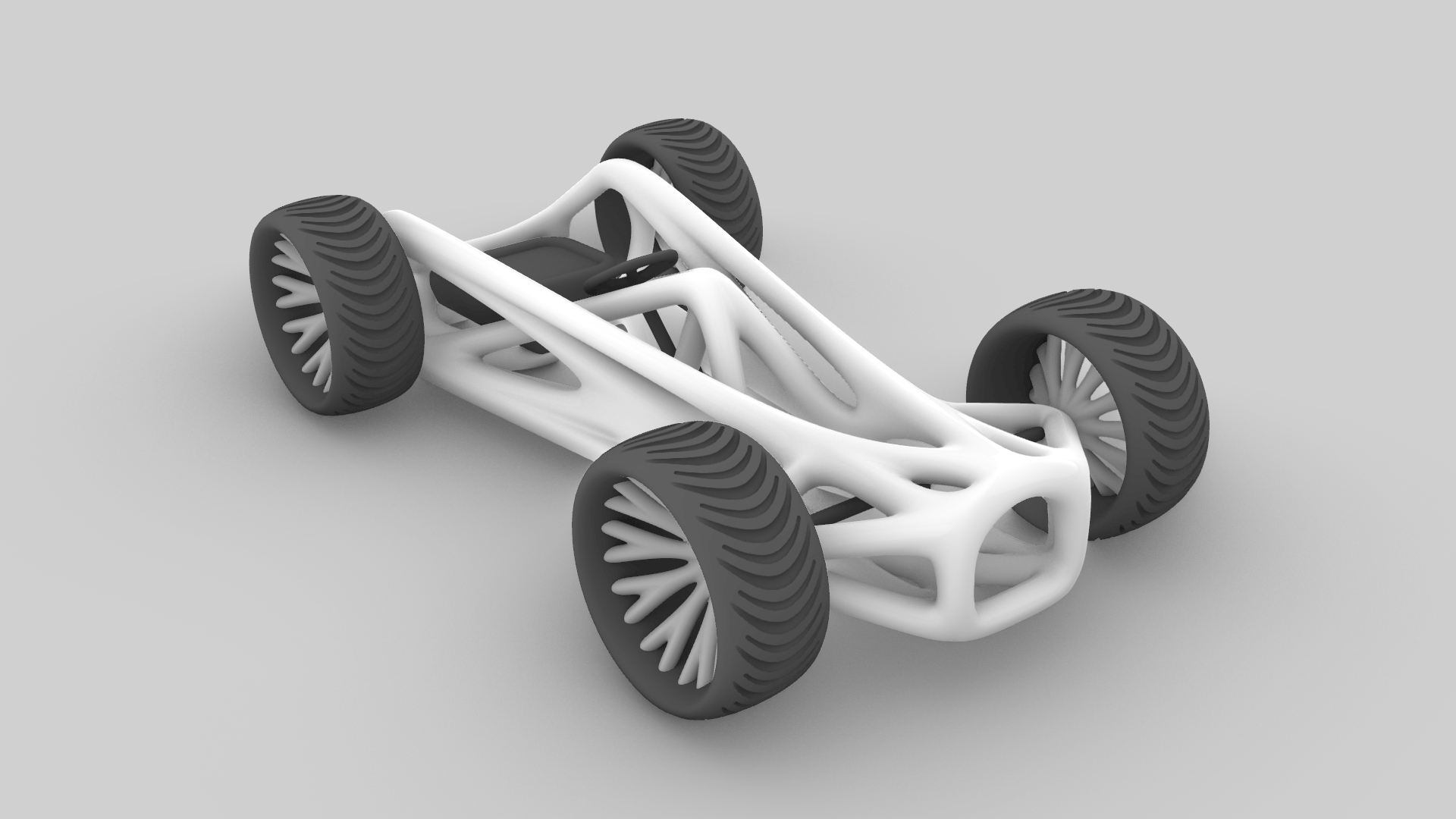 Skeleton Racing Car 3D - TurboSquid 1962787