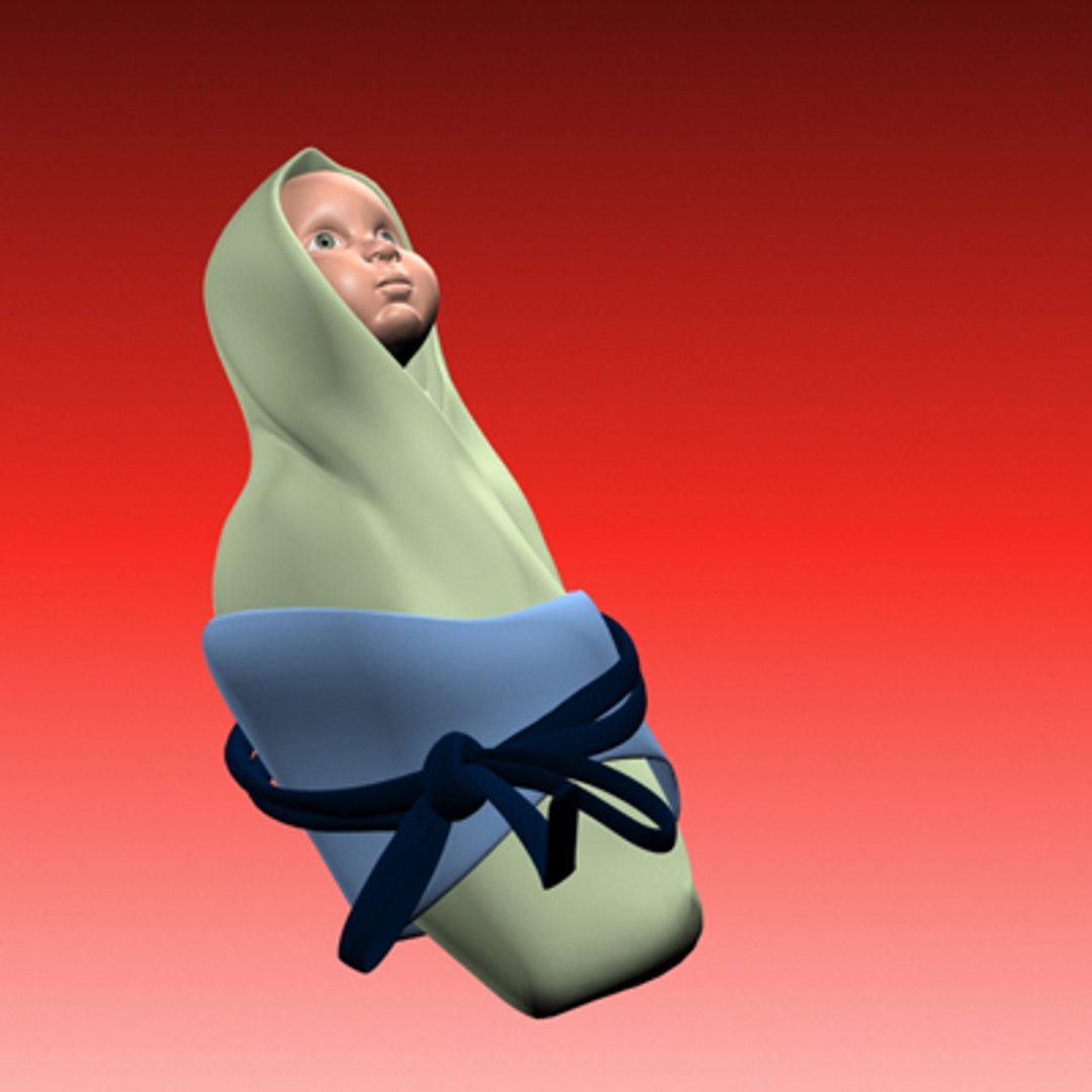 Infant 3d Max