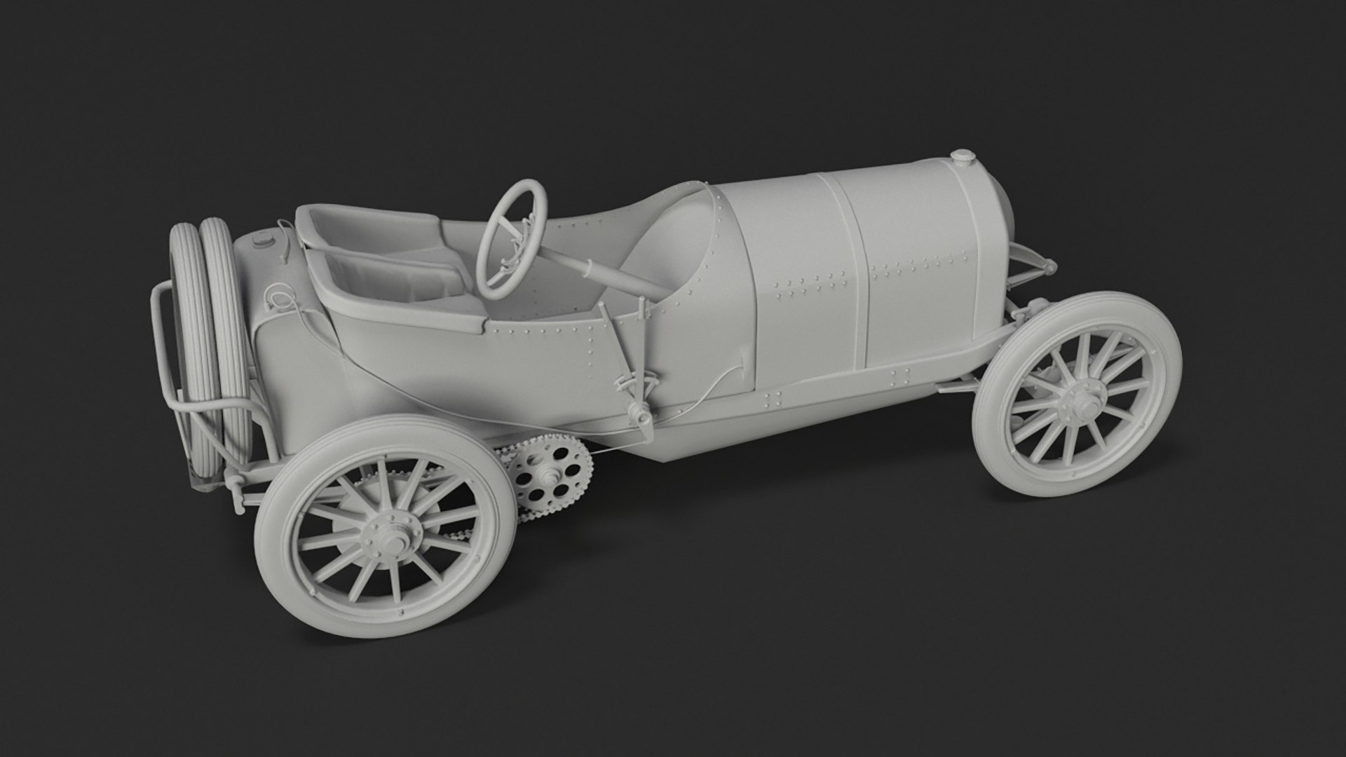 3d 3ds Mercedes Gp 1908
