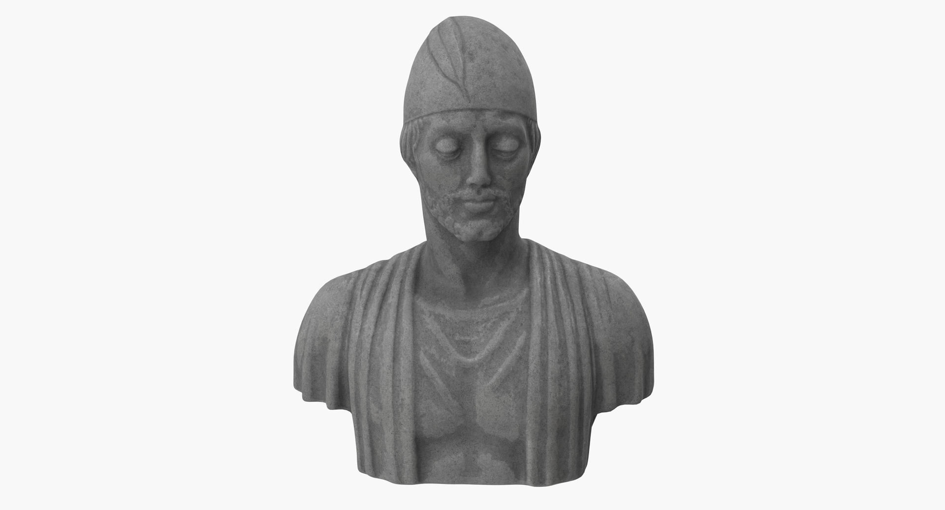 3D Shota Rustaveli Stone Bust - TurboSquid 1975846