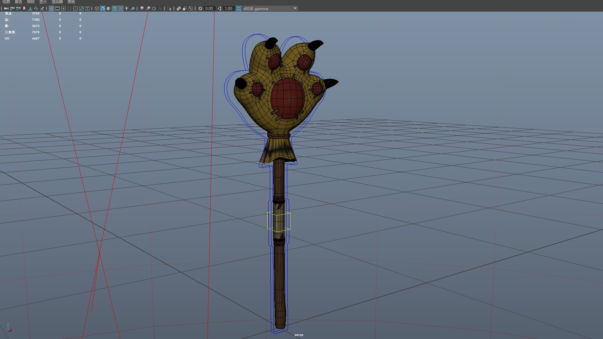 3D Monster Hunter Pet Weapon Cat Paw Hammer World Rise Capcom Game ...