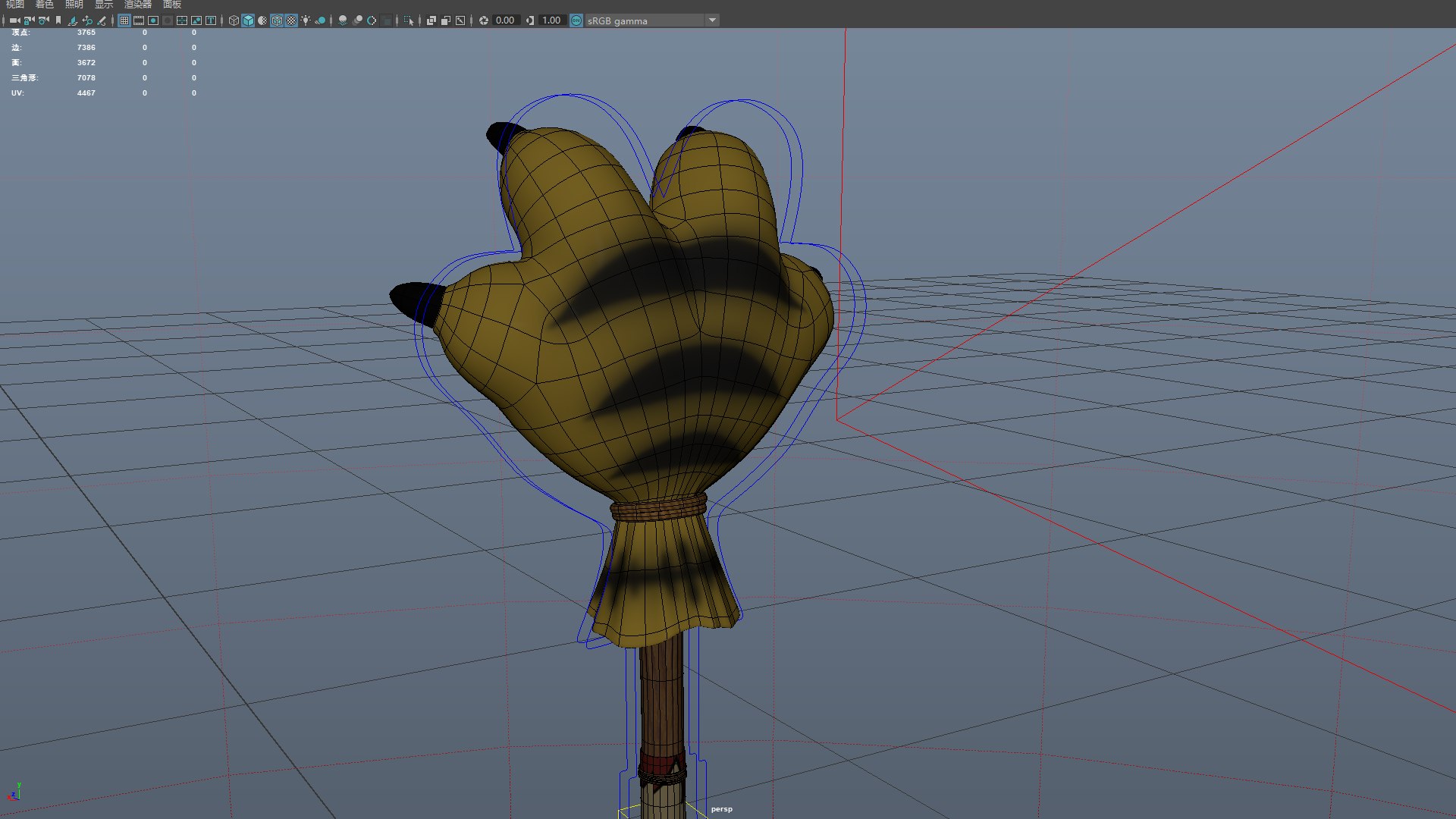 3D Monster Hunter Pet Weapon Cat Paw Hammer World Rise Capcom Game ...